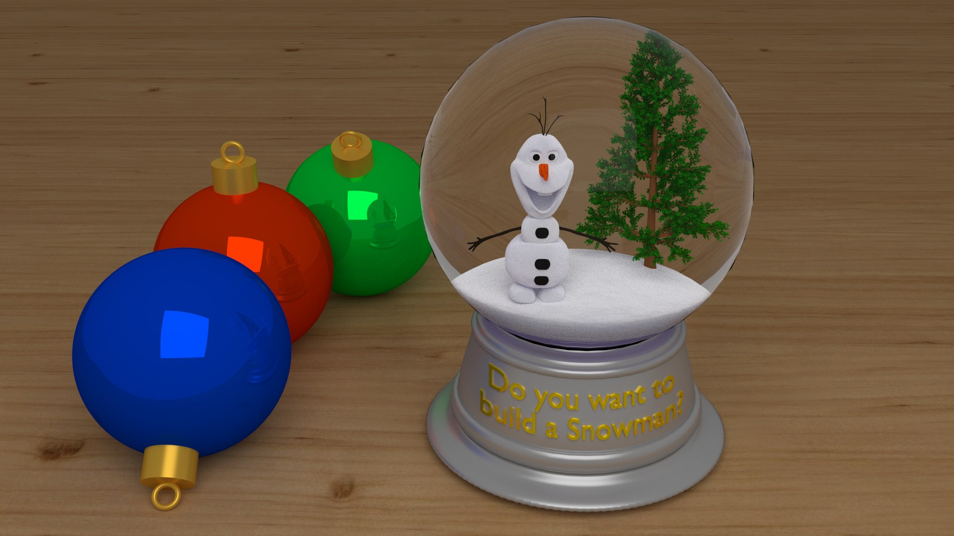 3d 3ds Snowball Olaf