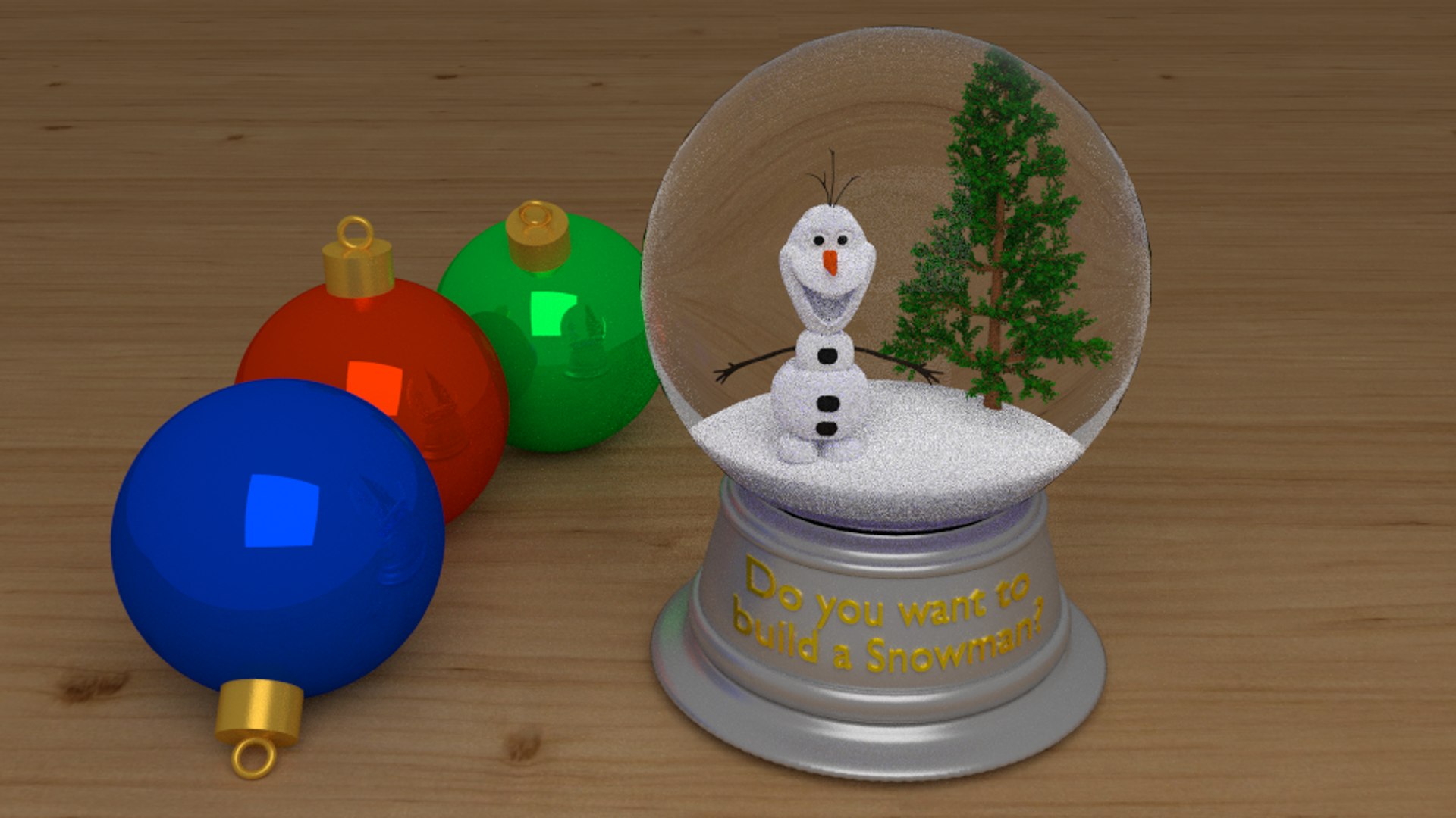 3d 3ds Snowball Olaf