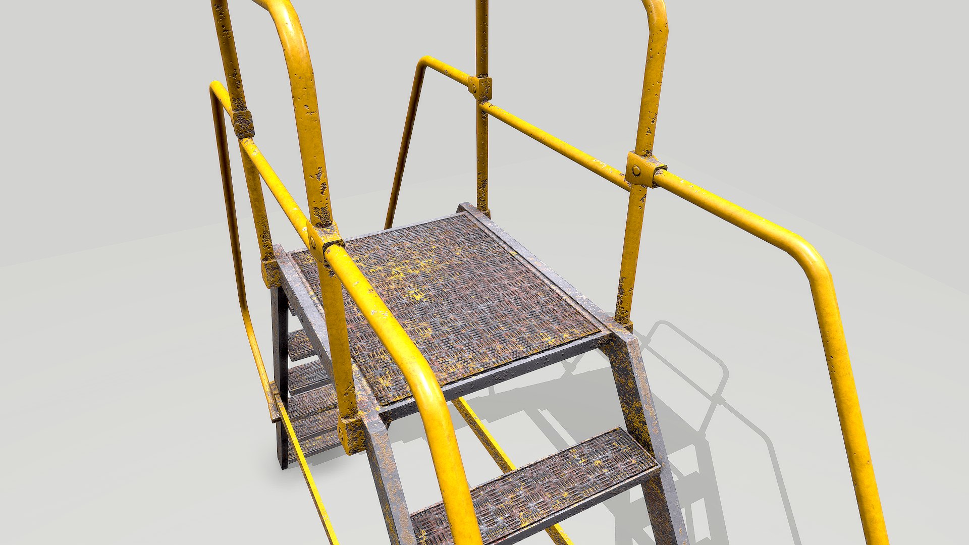 Metal Ladder model - TurboSquid 1993265