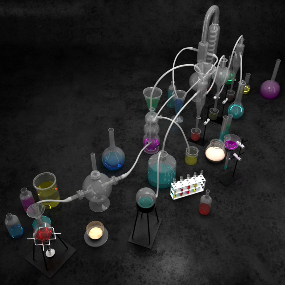 3d chemical equipment model