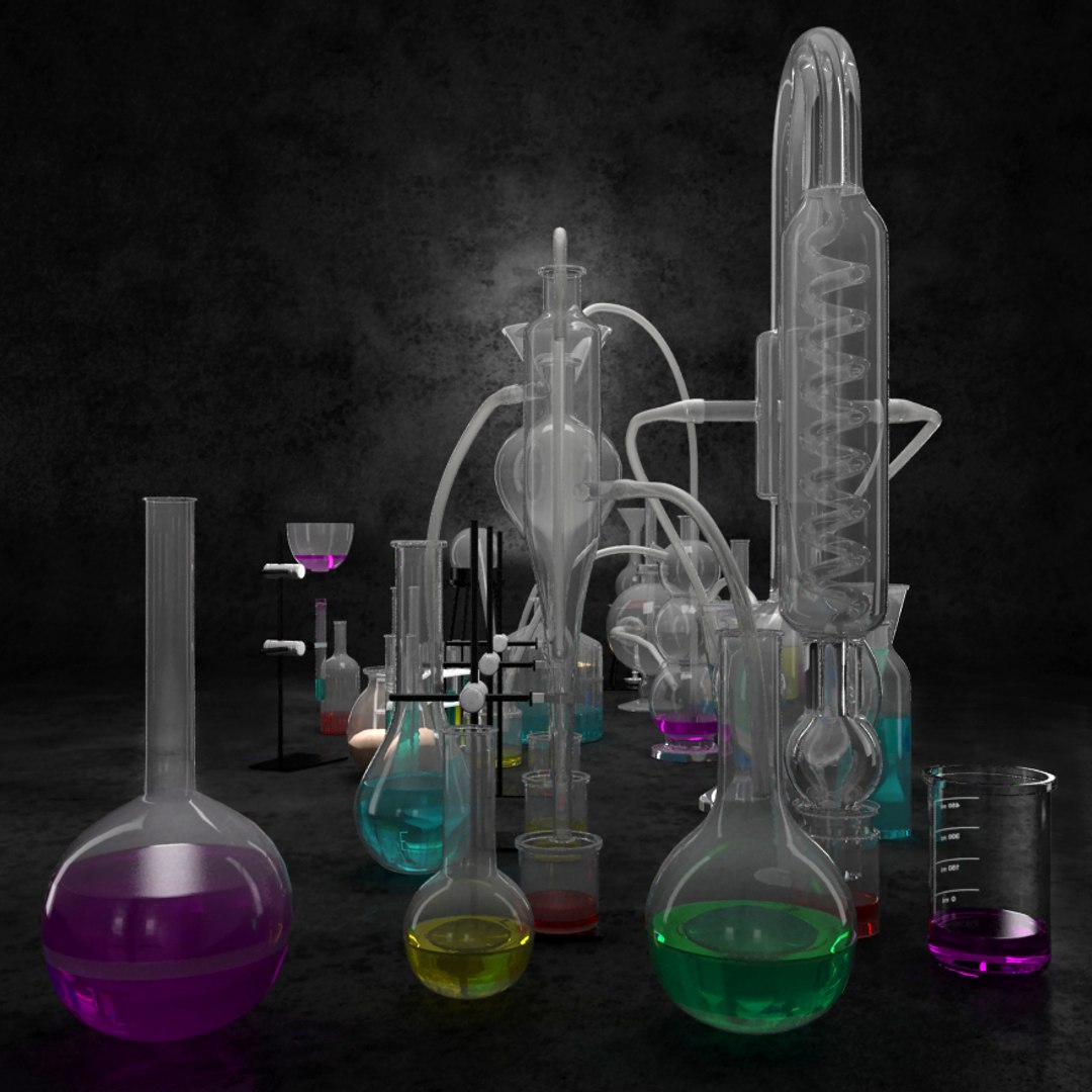 3d chemical equipment model
