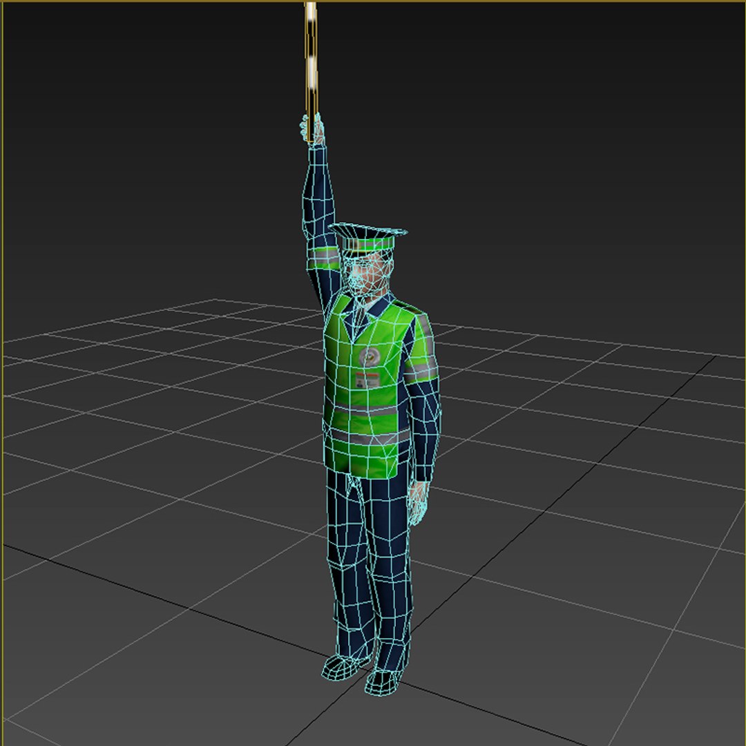 Policeman Police 3d Model