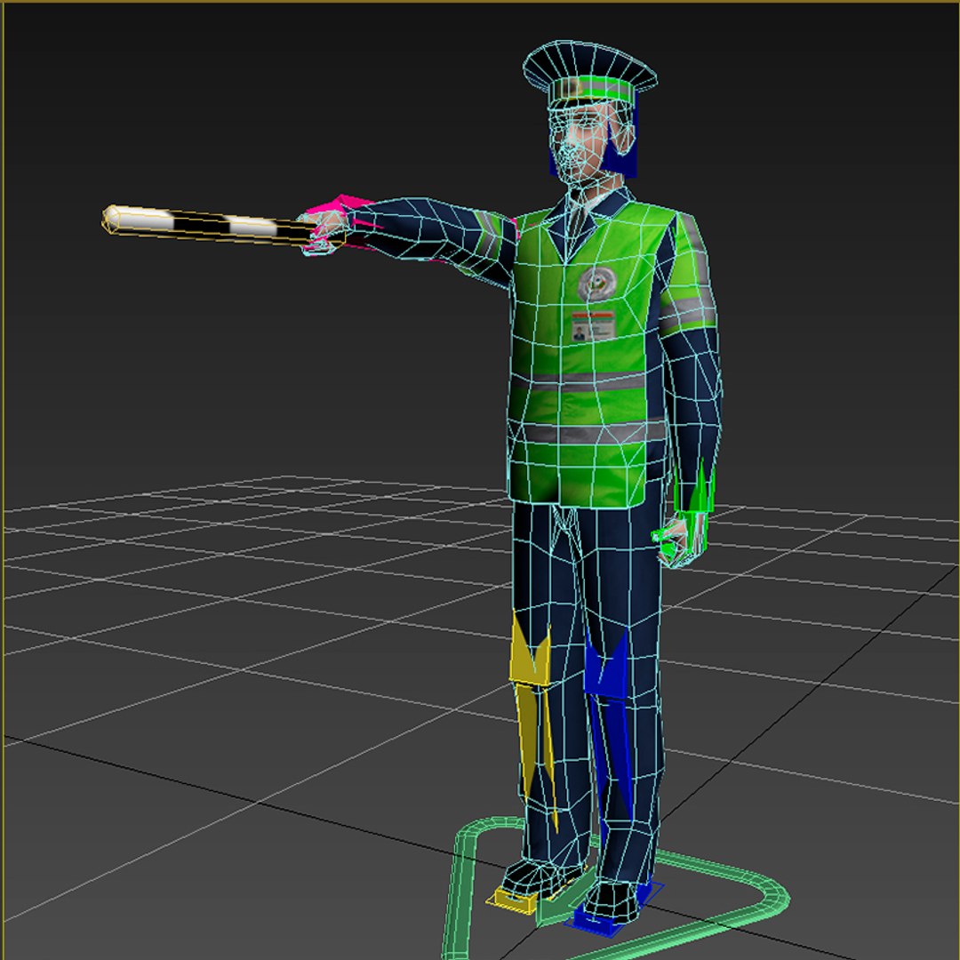 Policeman Police 3d Model