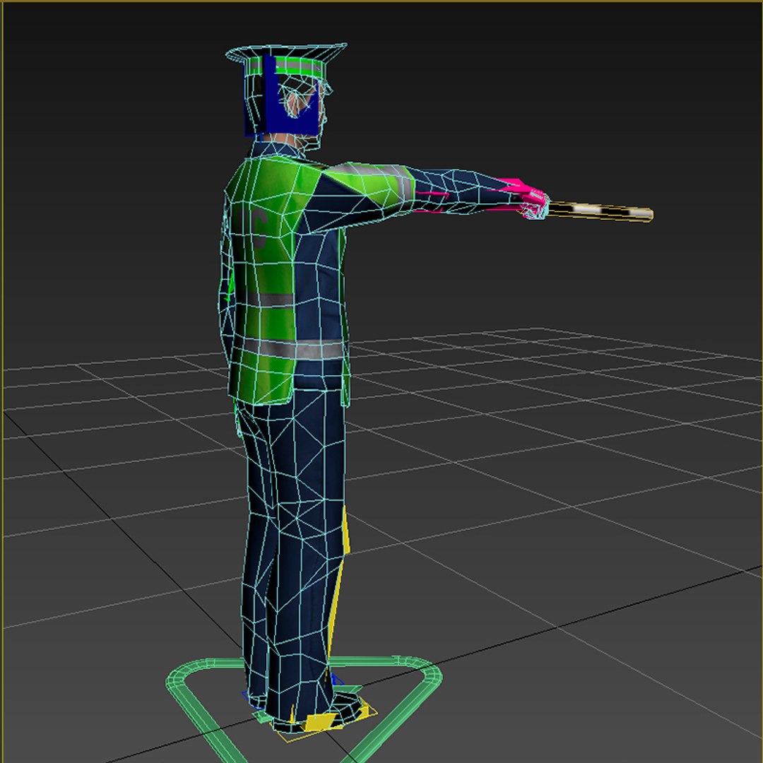 Policeman Police 3d Model