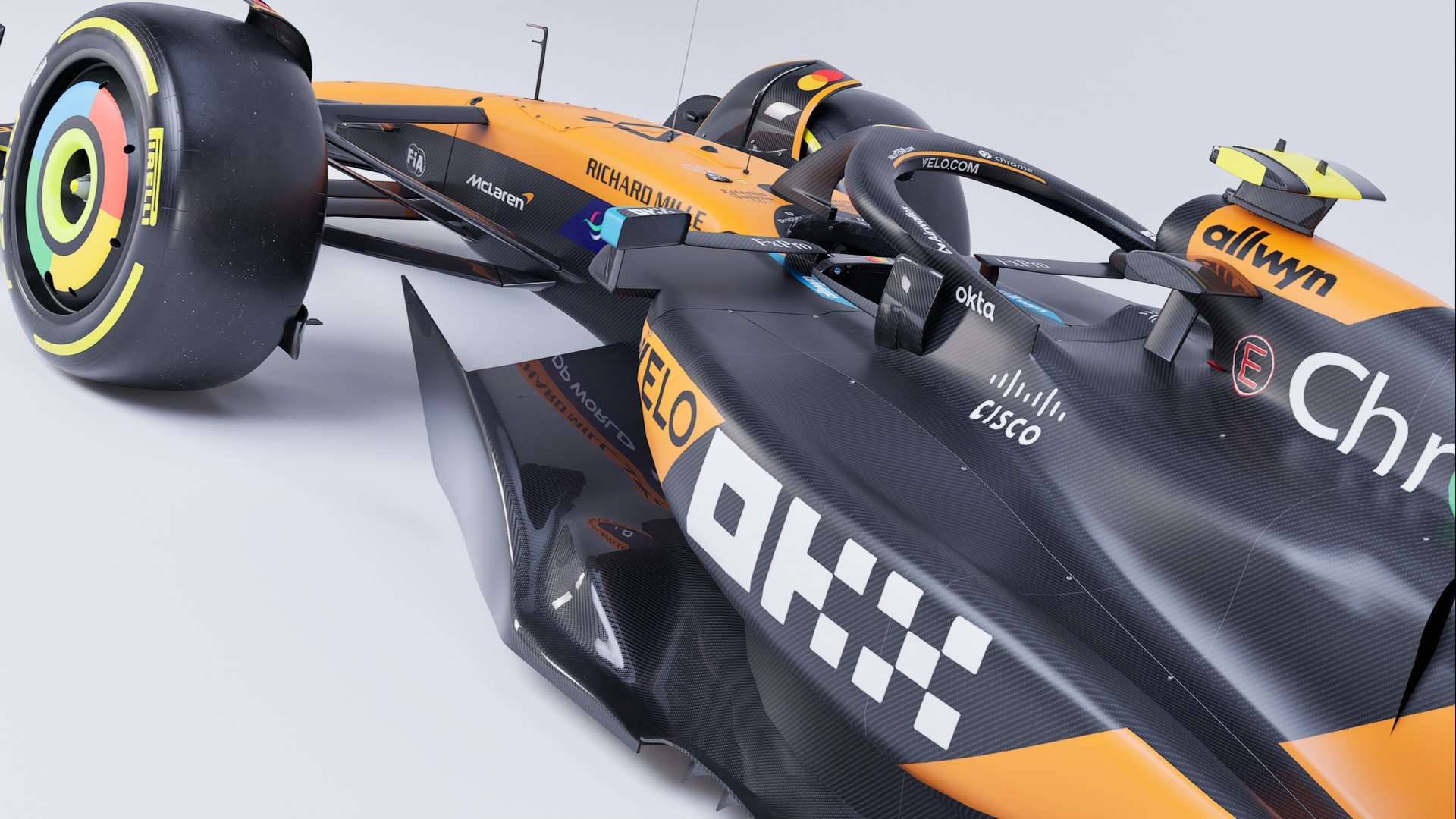 F1 2025 Mclaren MCL39 Formula 1 Race Car Low-poly 3D Model 3D Model ...