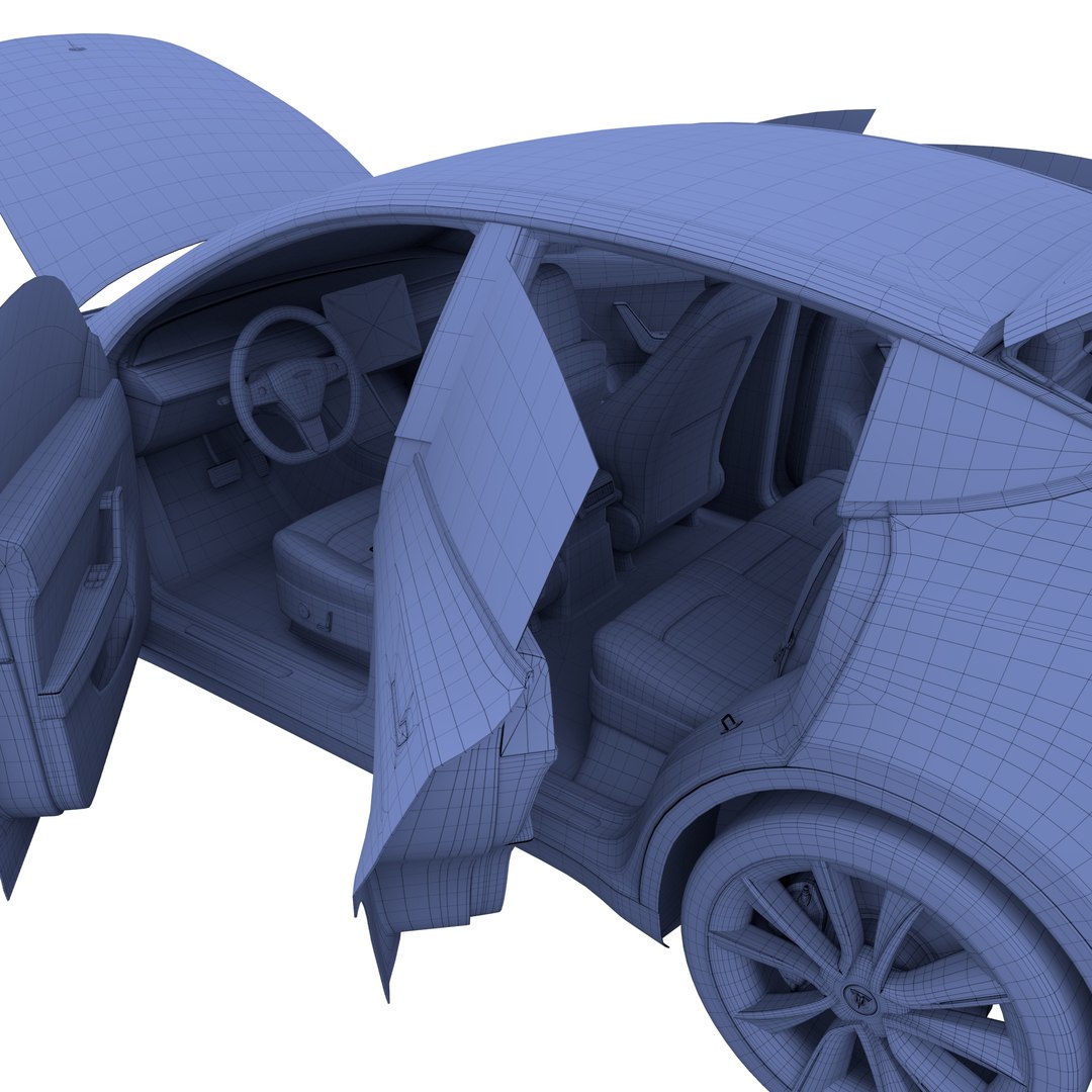 3D Model Tesla Y Interior - TurboSquid 1580182
