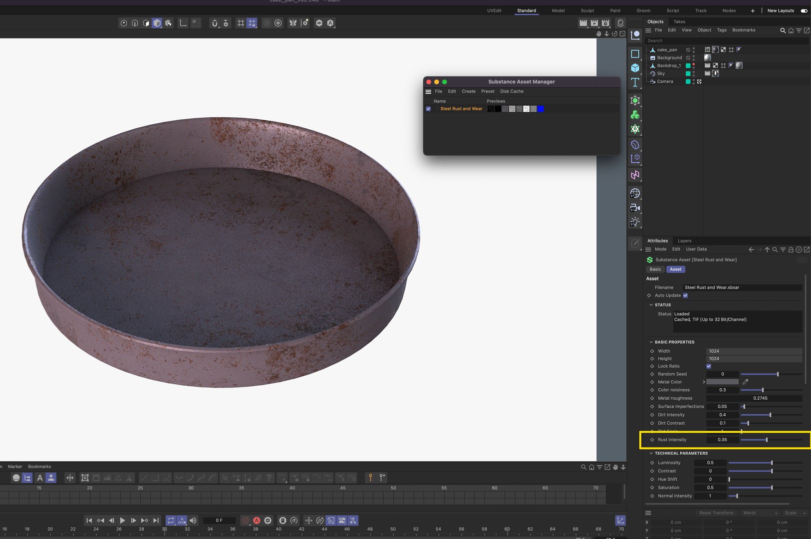 3D Model Cake Pan - TurboSquid 1959116