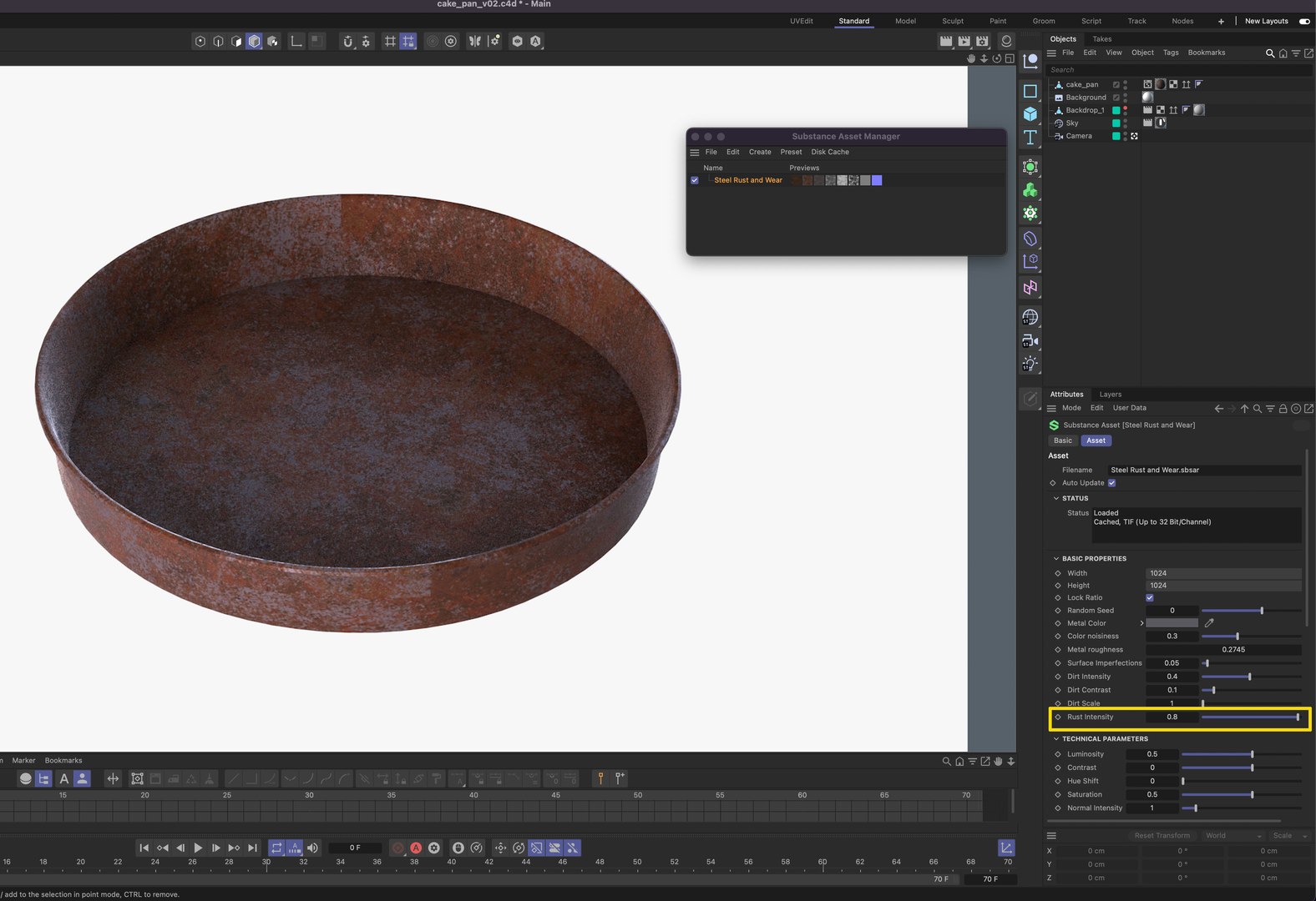 3D Model Cake Pan - TurboSquid 1959116