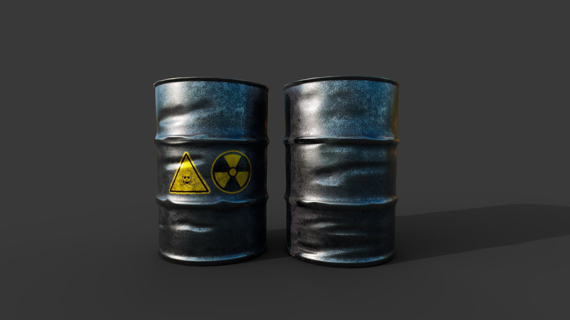 3D Model Toxic Waste Barrel - TurboSquid 2230056