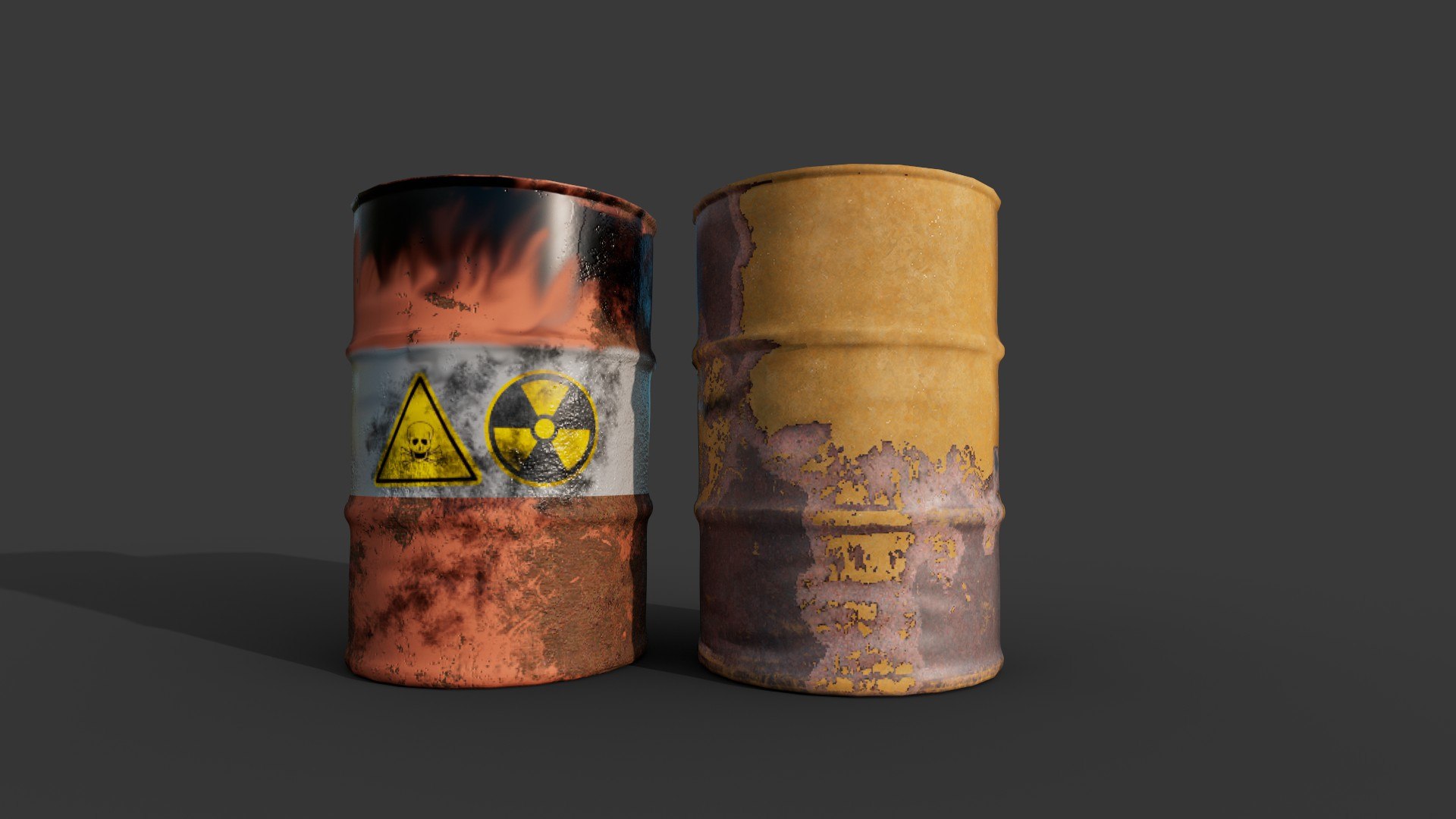 3D Model Toxic Waste Barrel - TurboSquid 2230056