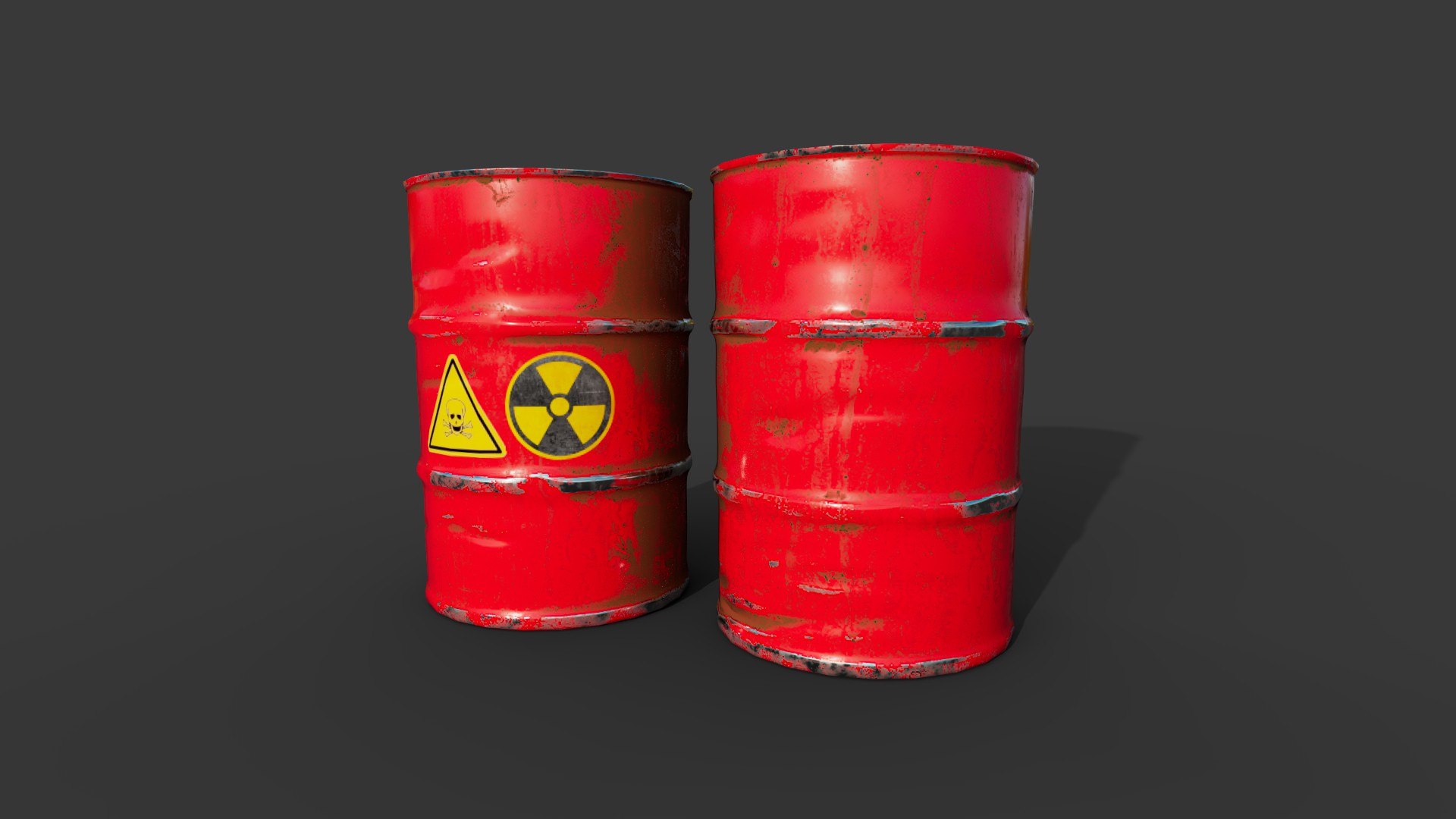 3D Model Toxic Waste Barrel - TurboSquid 2230056