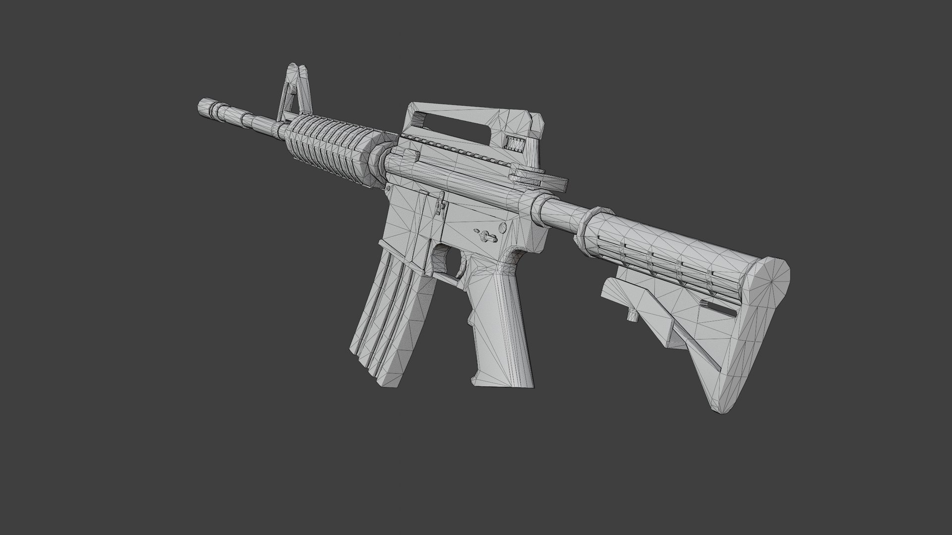 3D M4A1 Rifle - TurboSquid 2142864