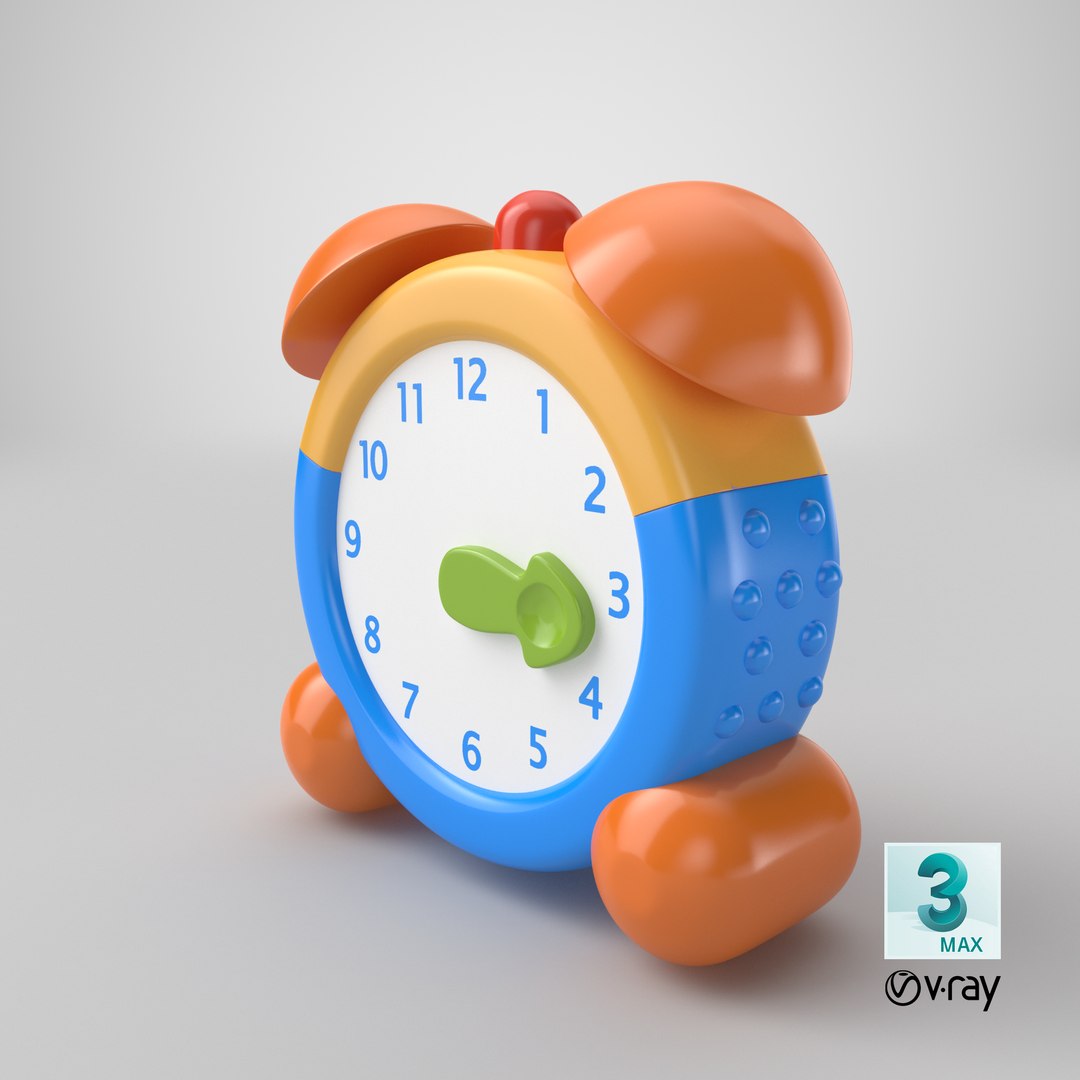 Real clock toy 3D model - TurboSquid 1591783