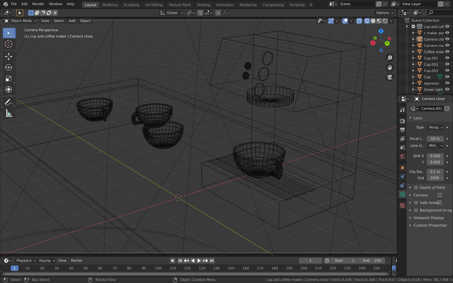 3D Coffee Cup Model - TurboSquid 1671209