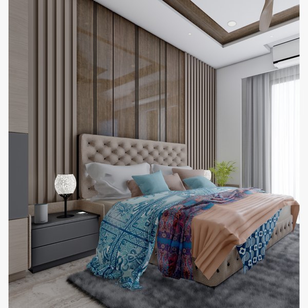 3D 침실 SketchUp 파일 3D 모델 - TurboSquid 2206587