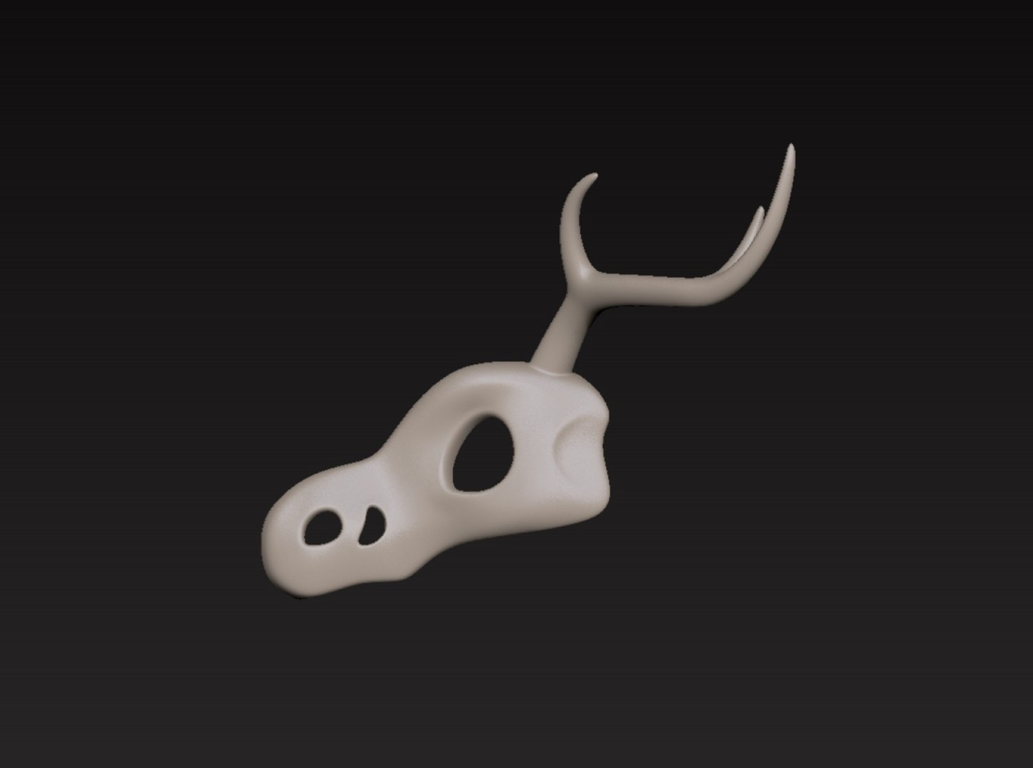 Deer Skull Model - TurboSquid 2487916