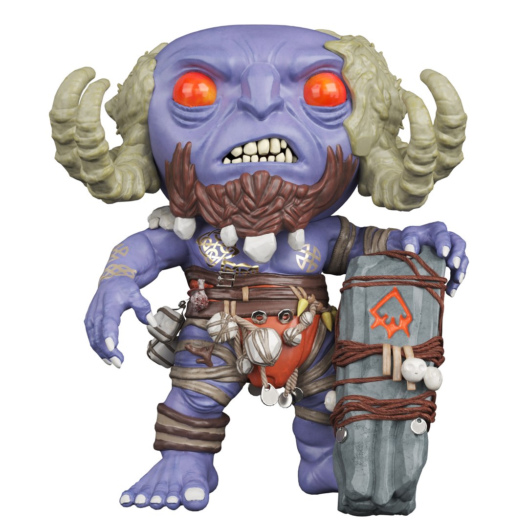 Fire Troll 3D - TurboSquid 2015470