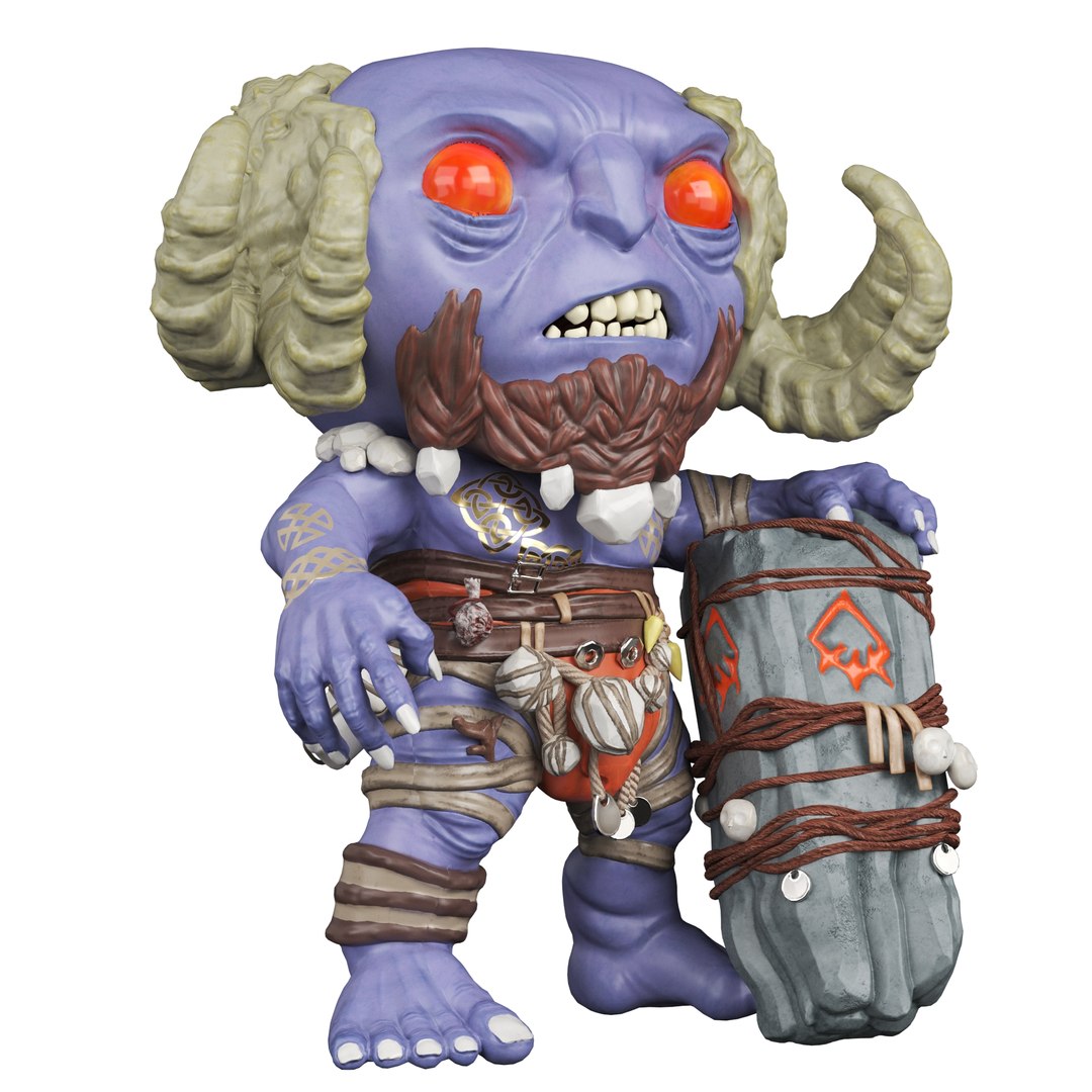 Fire Troll 3D - TurboSquid 2015470