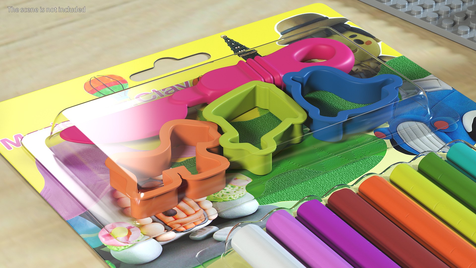 3D Multi Coloured Modelling Clay Blister Set - TurboSquid 1812133