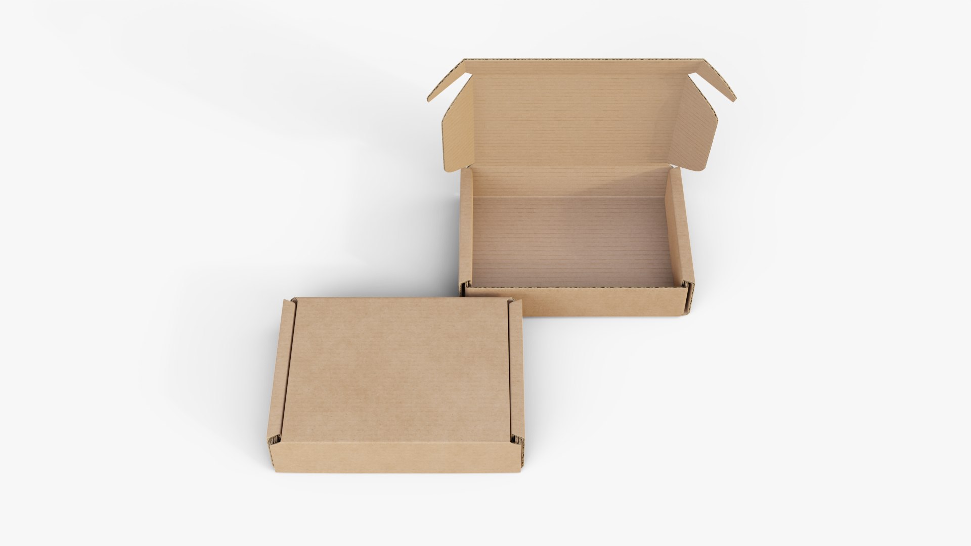 3D Corrugated Box 2 - TurboSquid 2249653