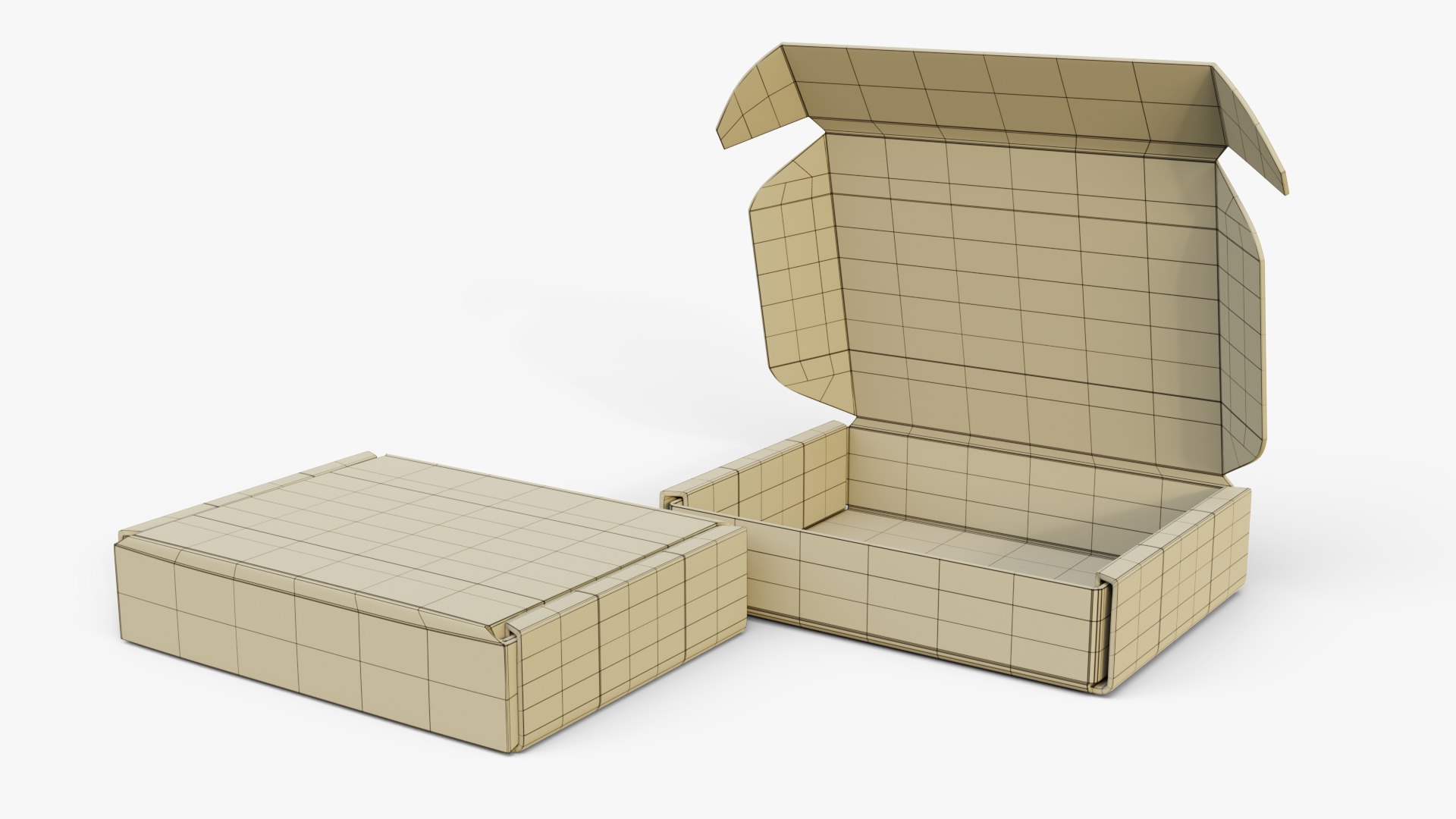 3D Corrugated Box 2 - TurboSquid 2249653