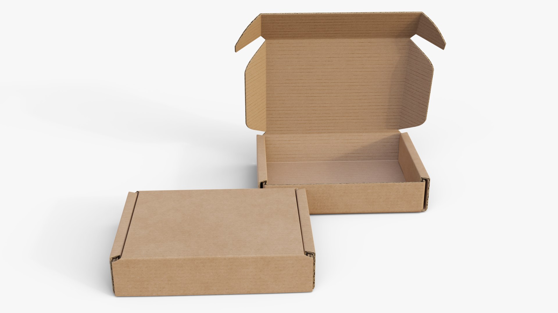 3D Corrugated Box 2 - TurboSquid 2249653