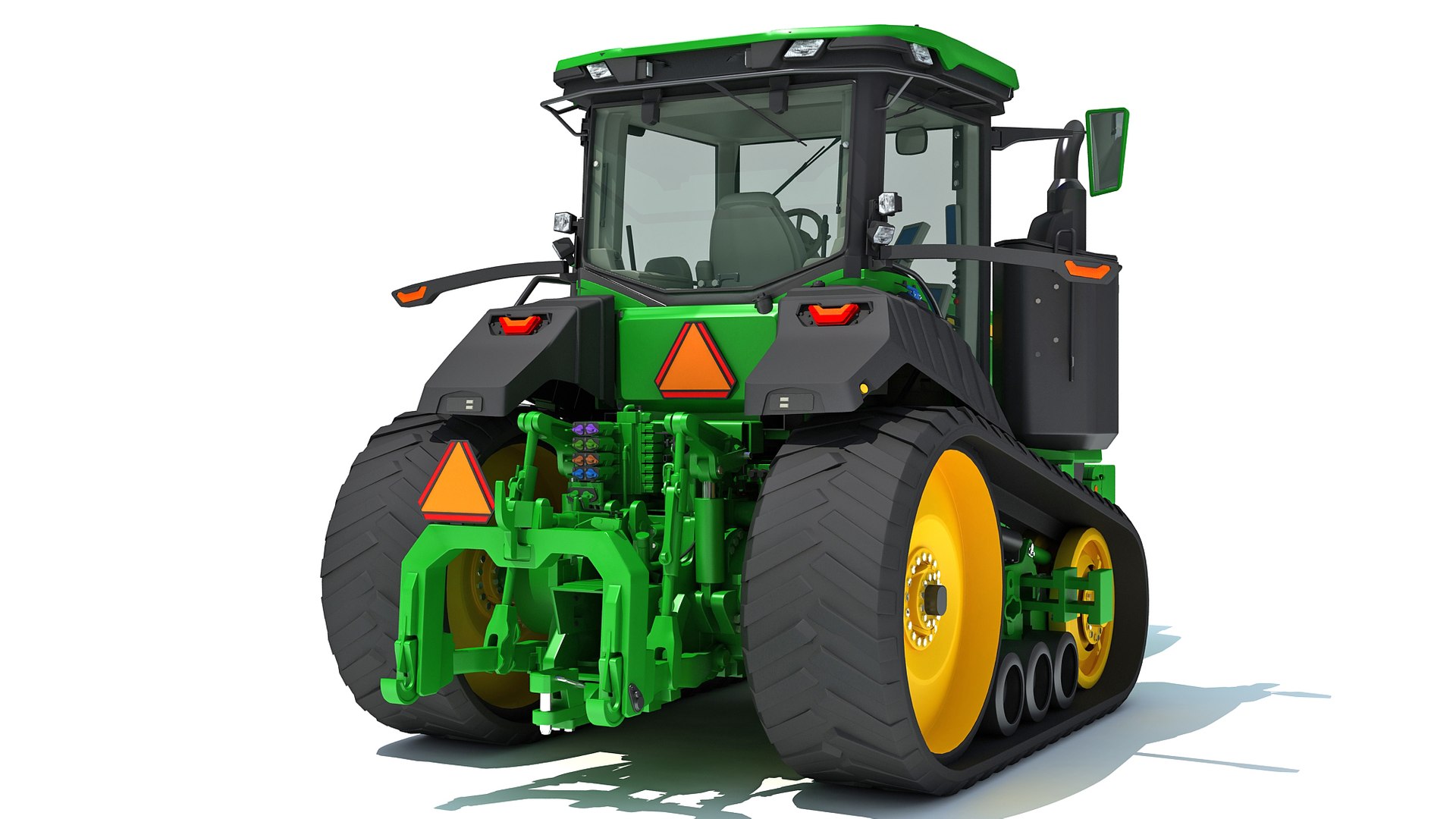 Two Track Tractor Model - TurboSquid 1724323