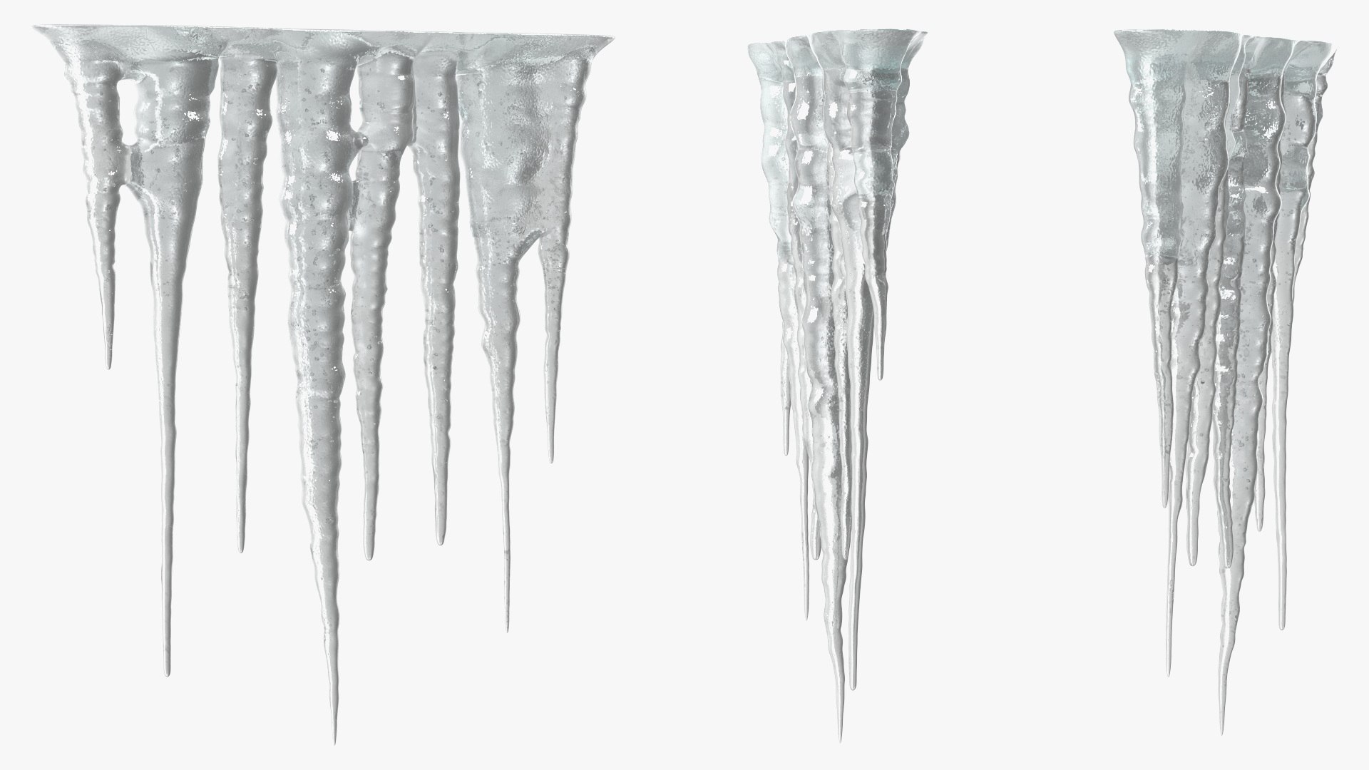 Ice Icicles 3d Model