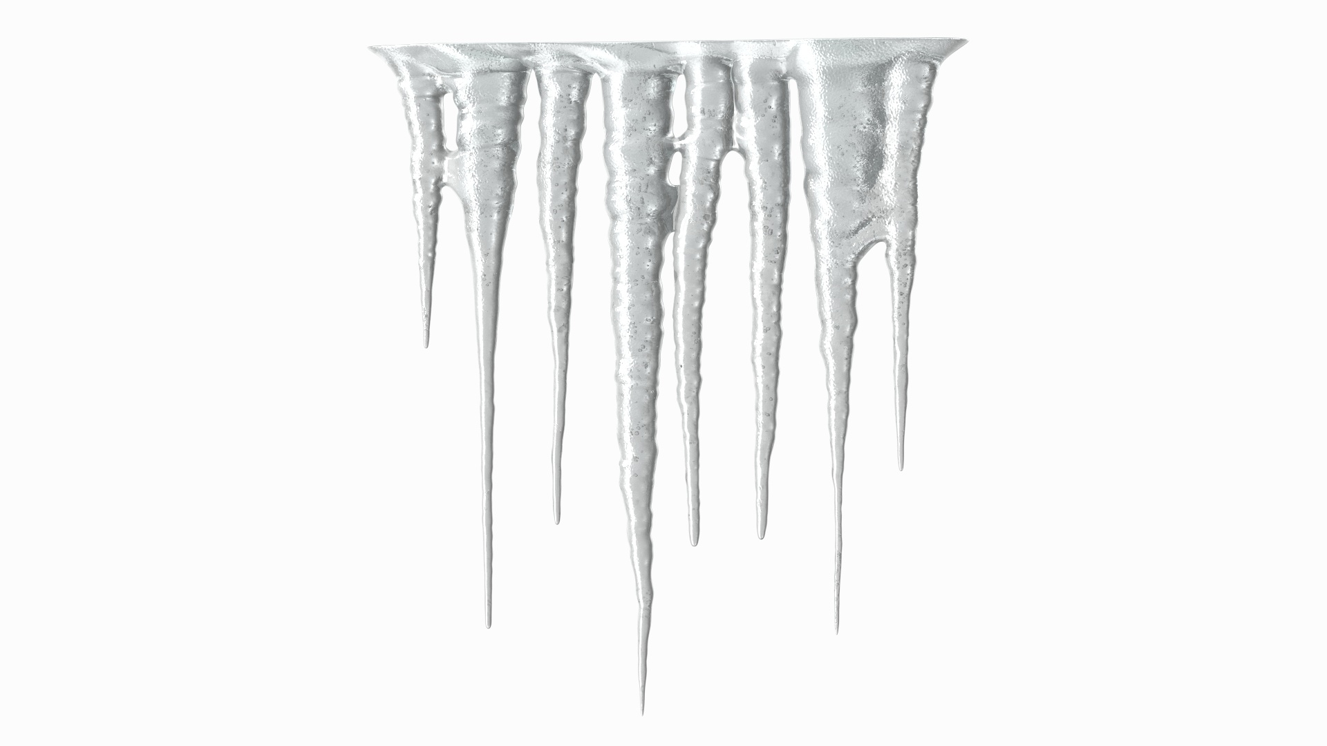 Ice Icicles 3d Model