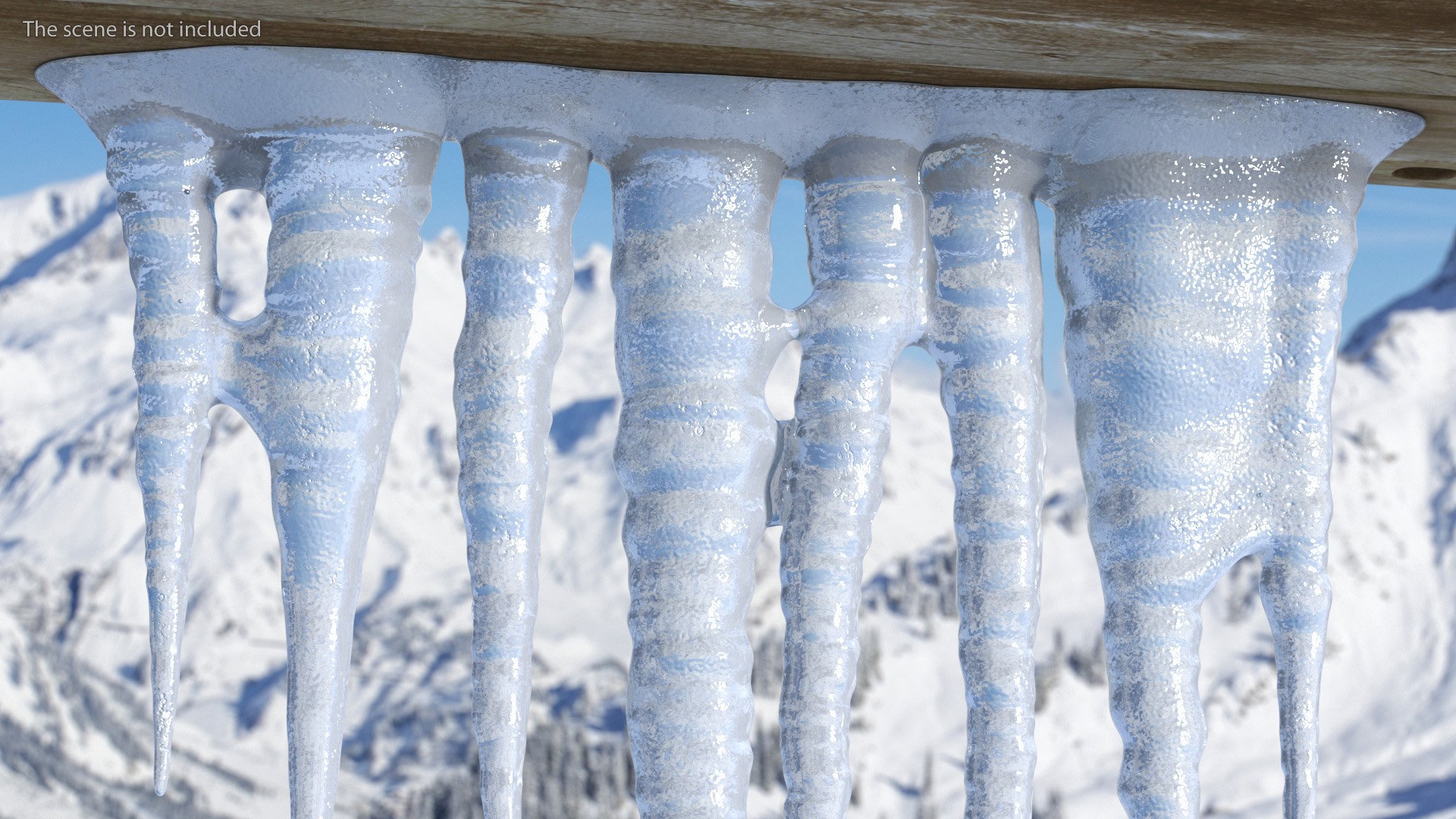 Ice Icicles 3d Model