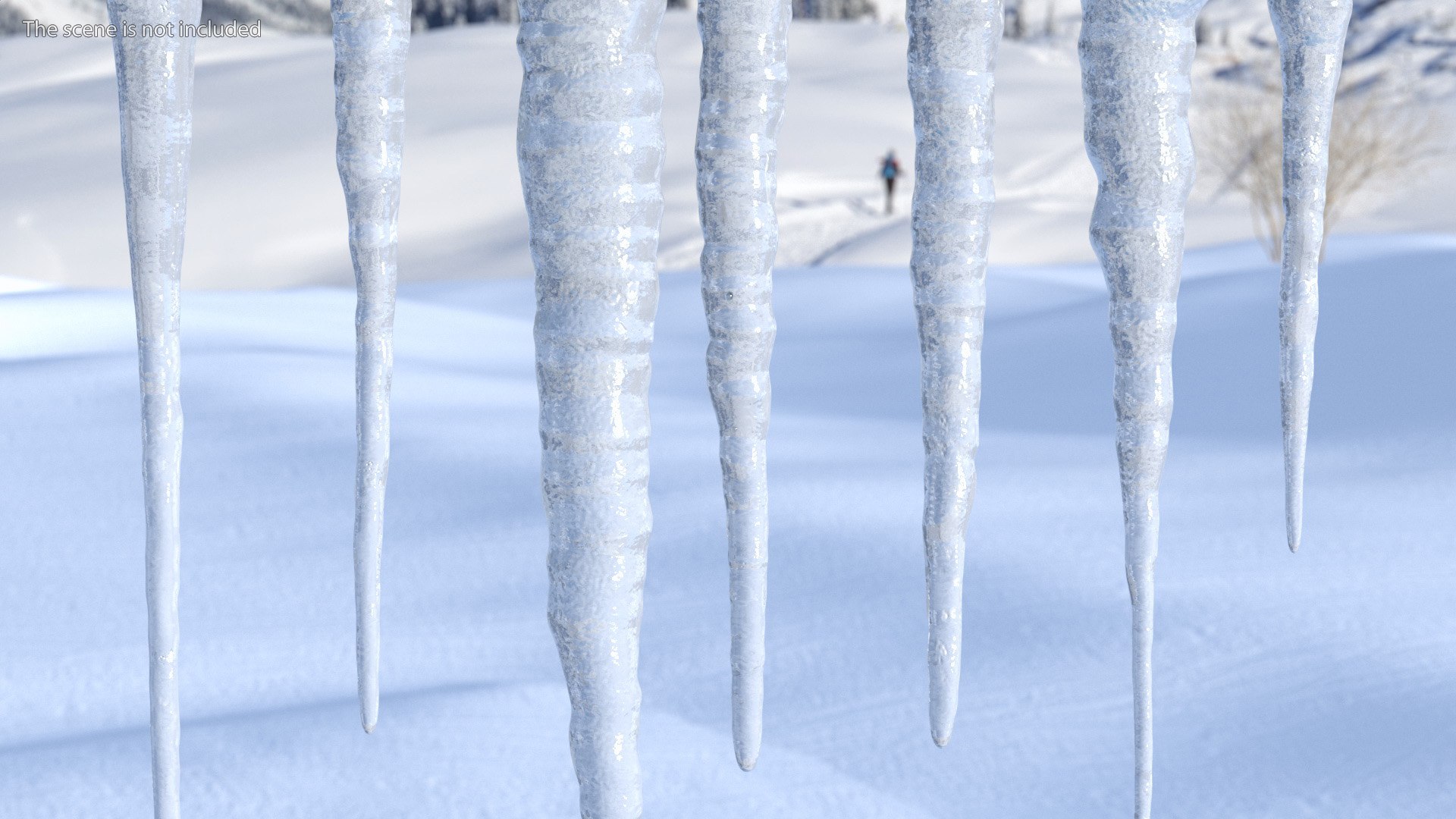 Ice Icicles 3d Model