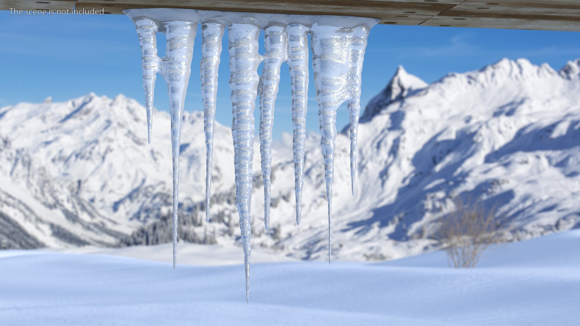 Ice Icicles 3d Model