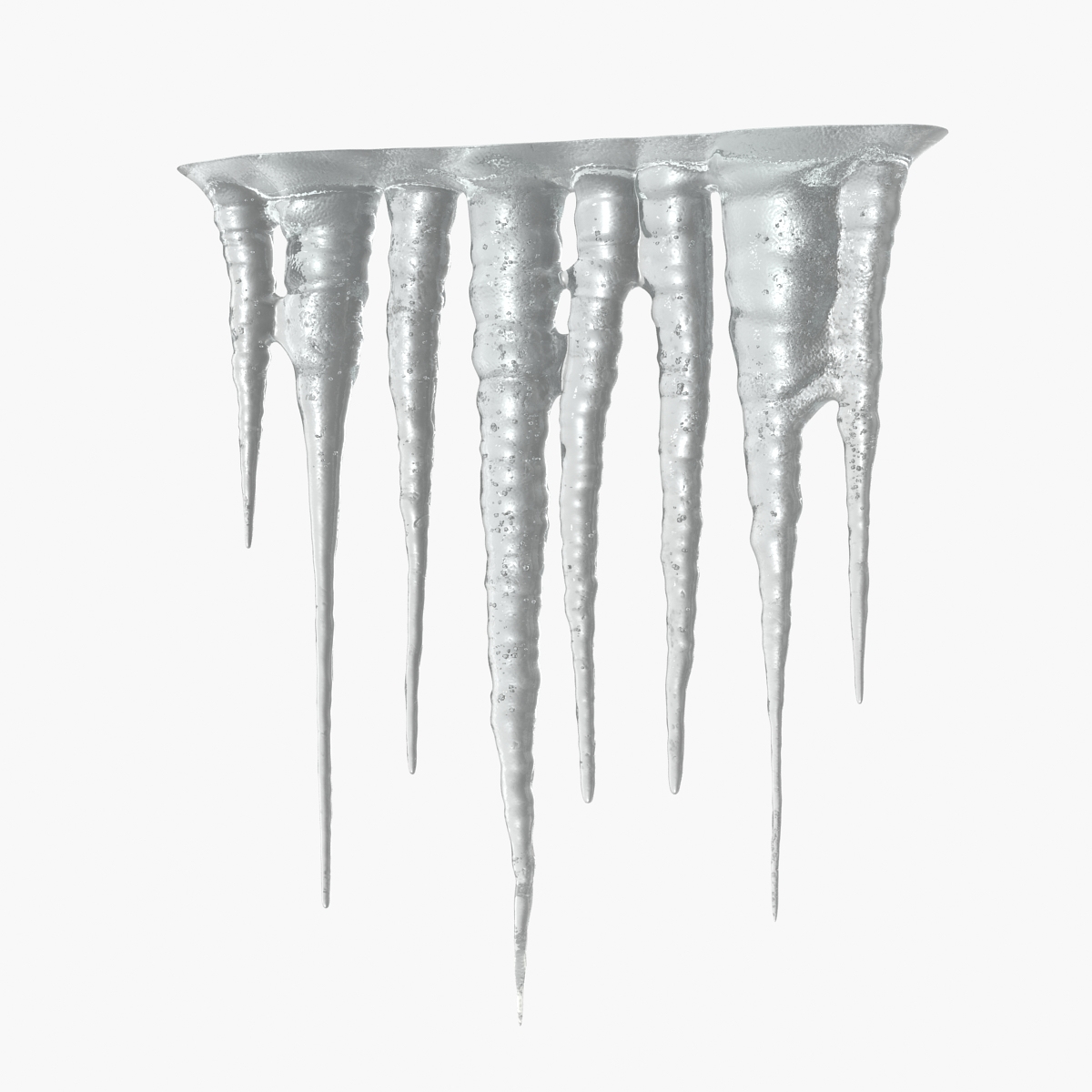 ice icicles 3d model