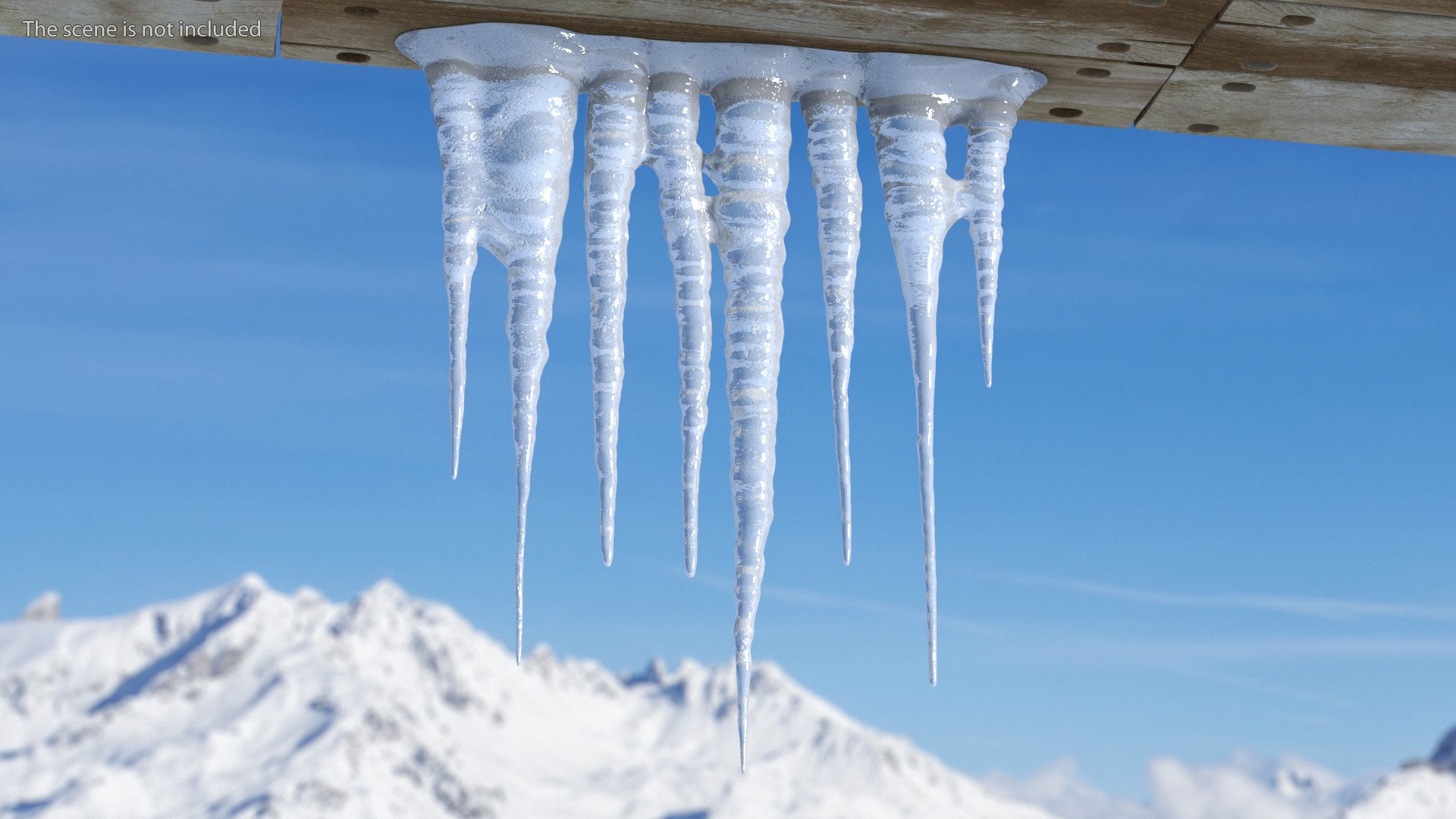 Ice Icicles 3d Model