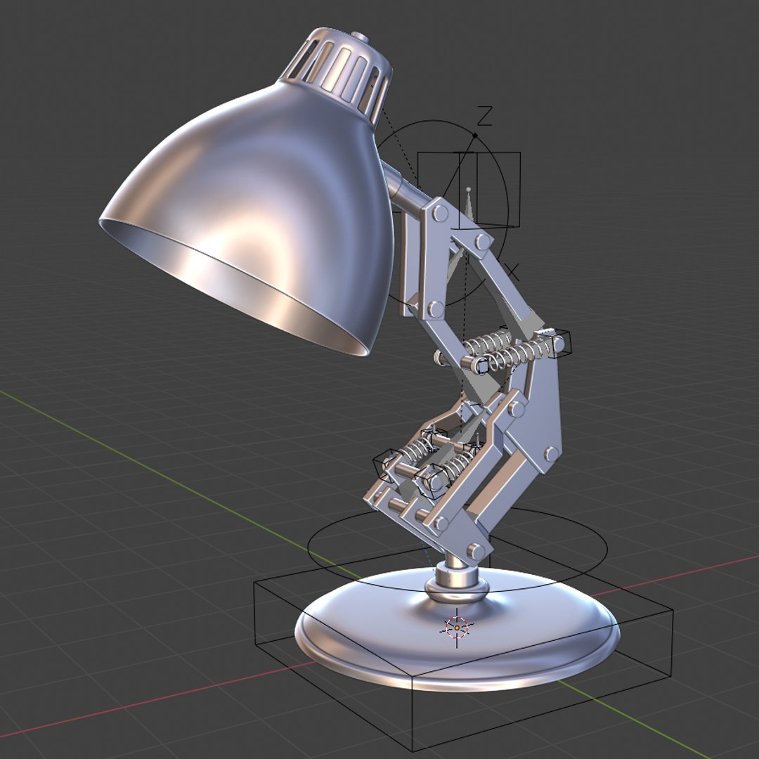 Luxo Lamp Rig Model - TurboSquid 1539129