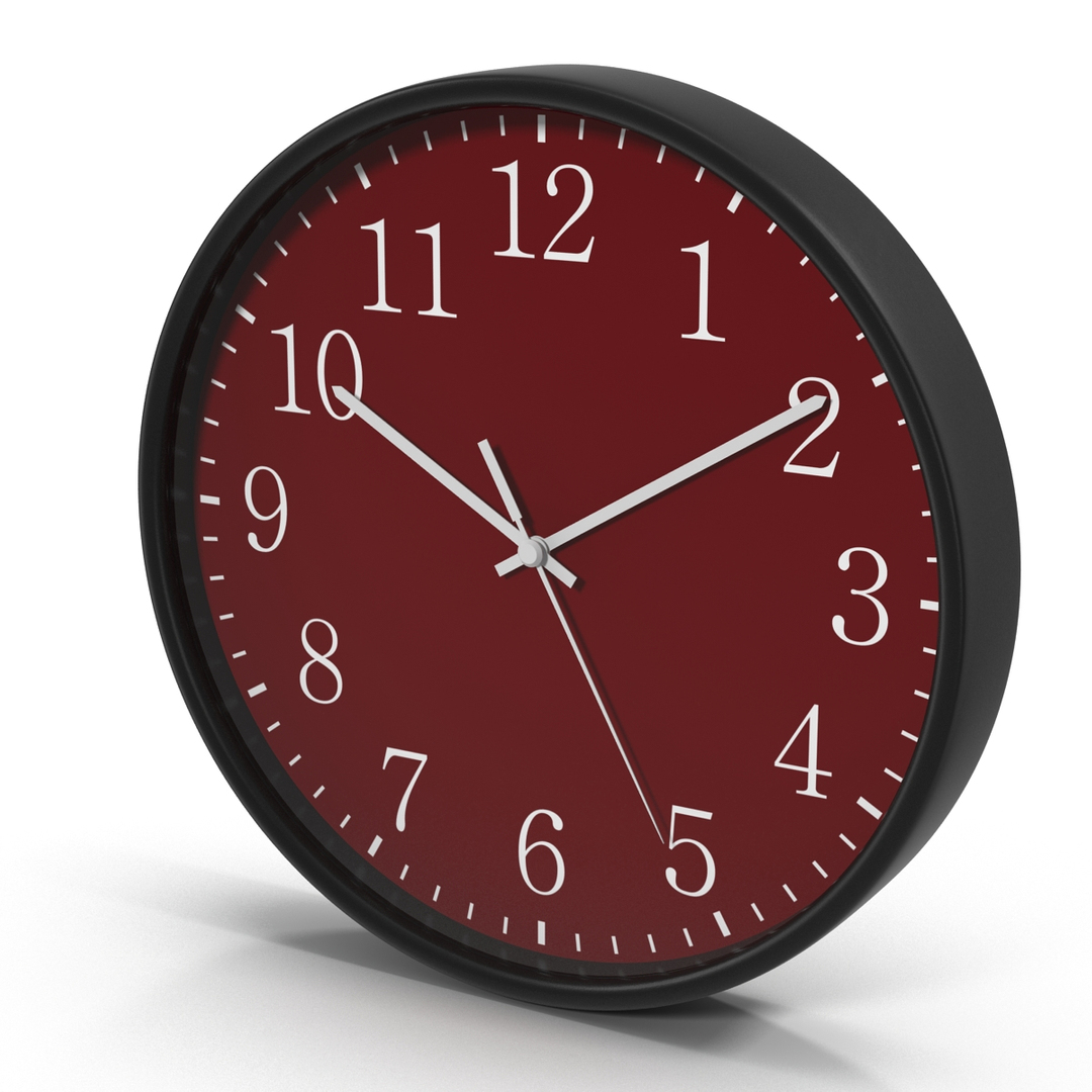 Max Office Clock 2 Red