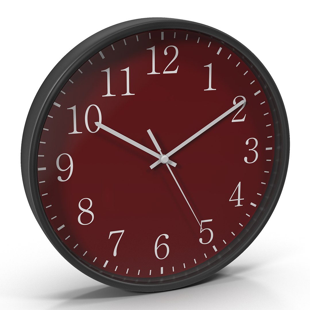 Max Office Clock 2 Red