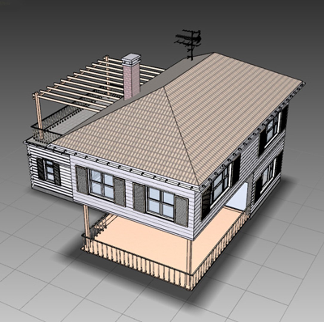 3ds Max House Building