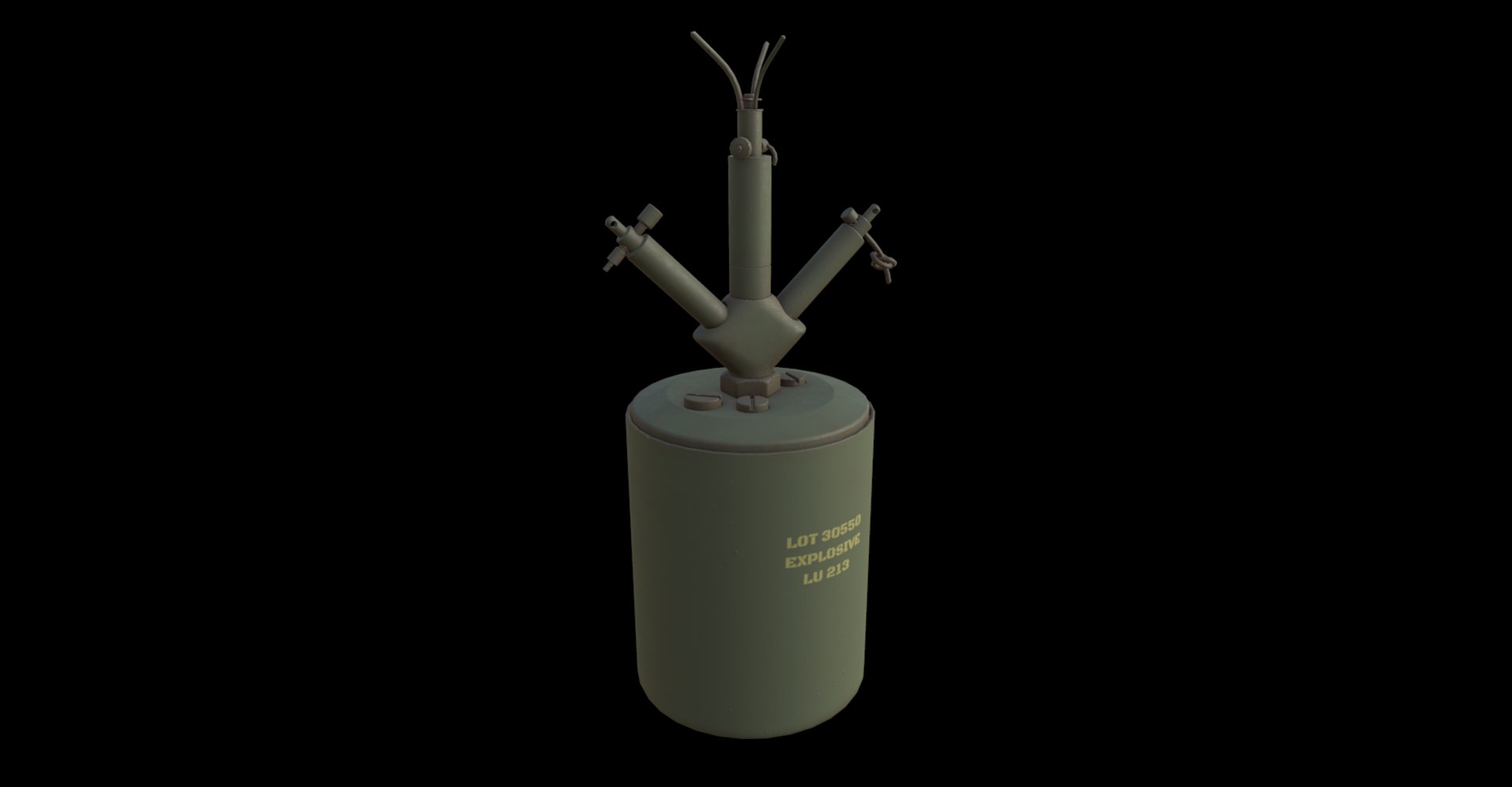3D Bouncing Betty Model - TurboSquid 2275643