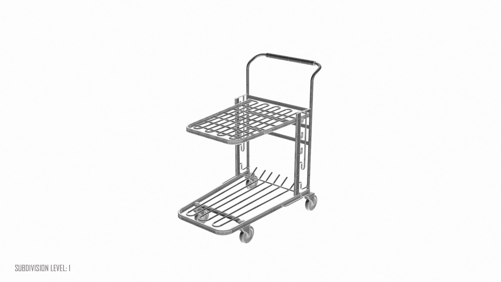 Push cart 3D - TurboSquid 1508099