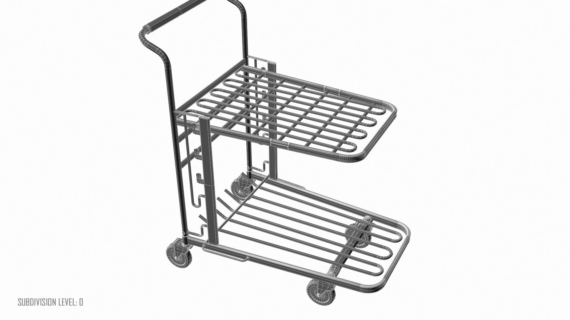 Push cart 3D - TurboSquid 1508099