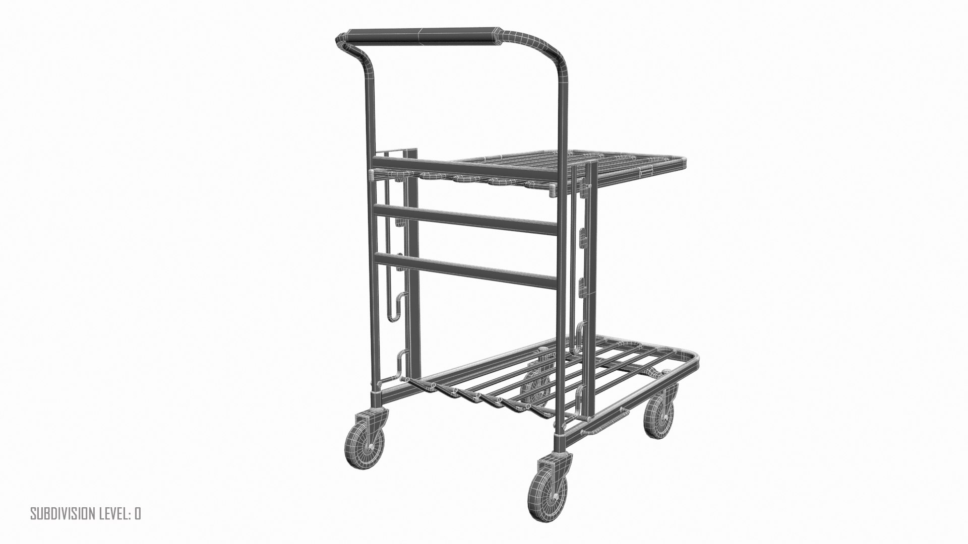 Push cart 3D - TurboSquid 1508099
