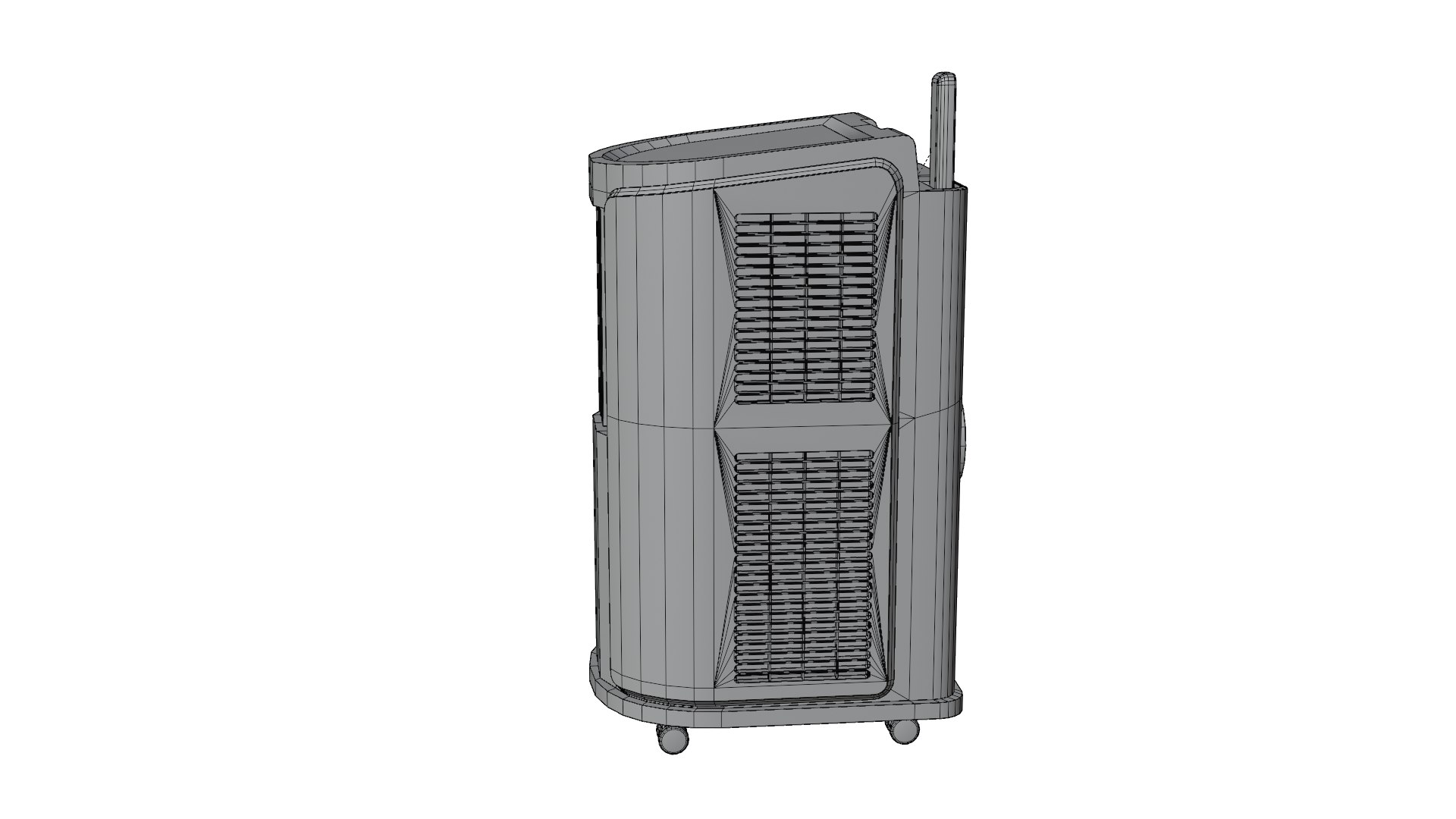 Portable Air Conditioner with Remote 3D model - TurboSquid 1868302