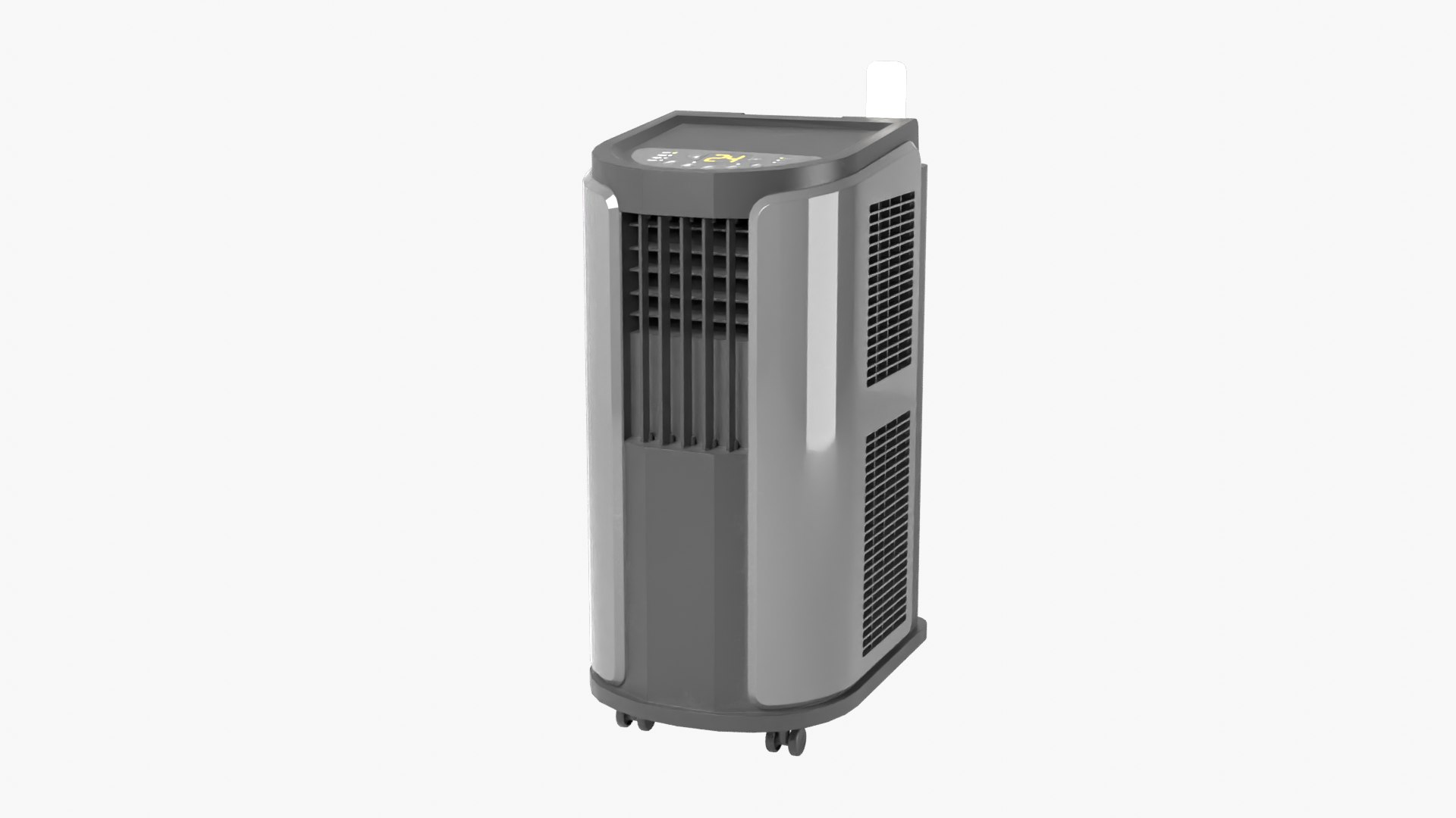 Portable Air Conditioner with Remote 3D model - TurboSquid 1868302