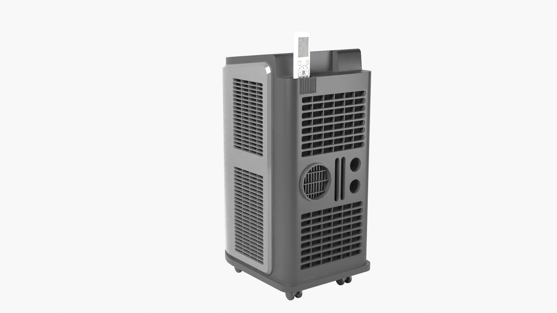 Portable Air Conditioner with Remote 3D model - TurboSquid 1868302