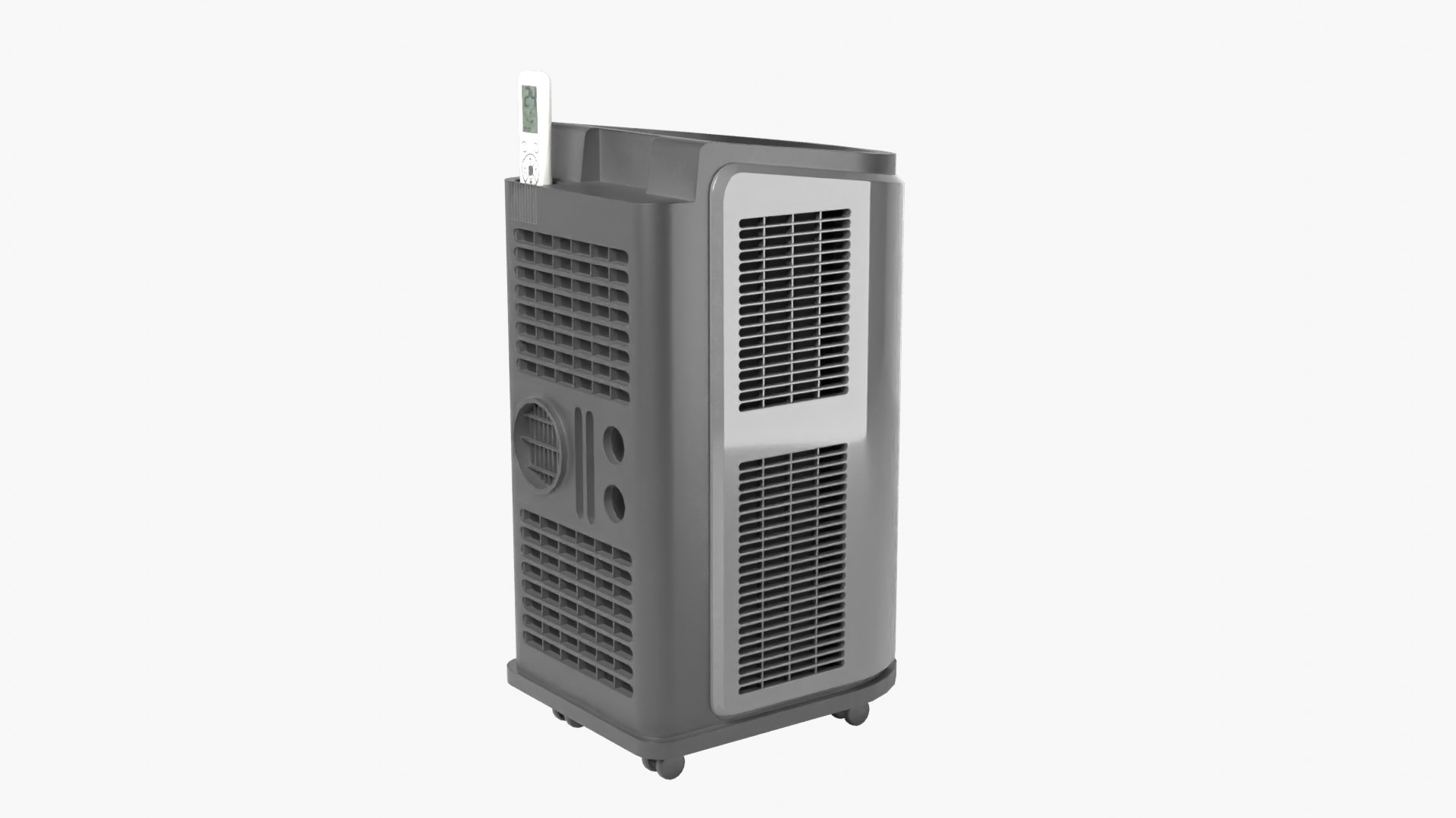 Portable Air Conditioner with Remote 3D model - TurboSquid 1868302