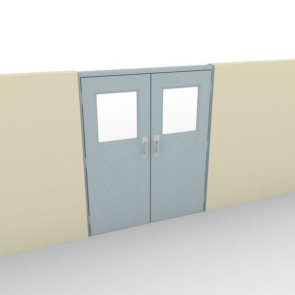 free door wall 3d model