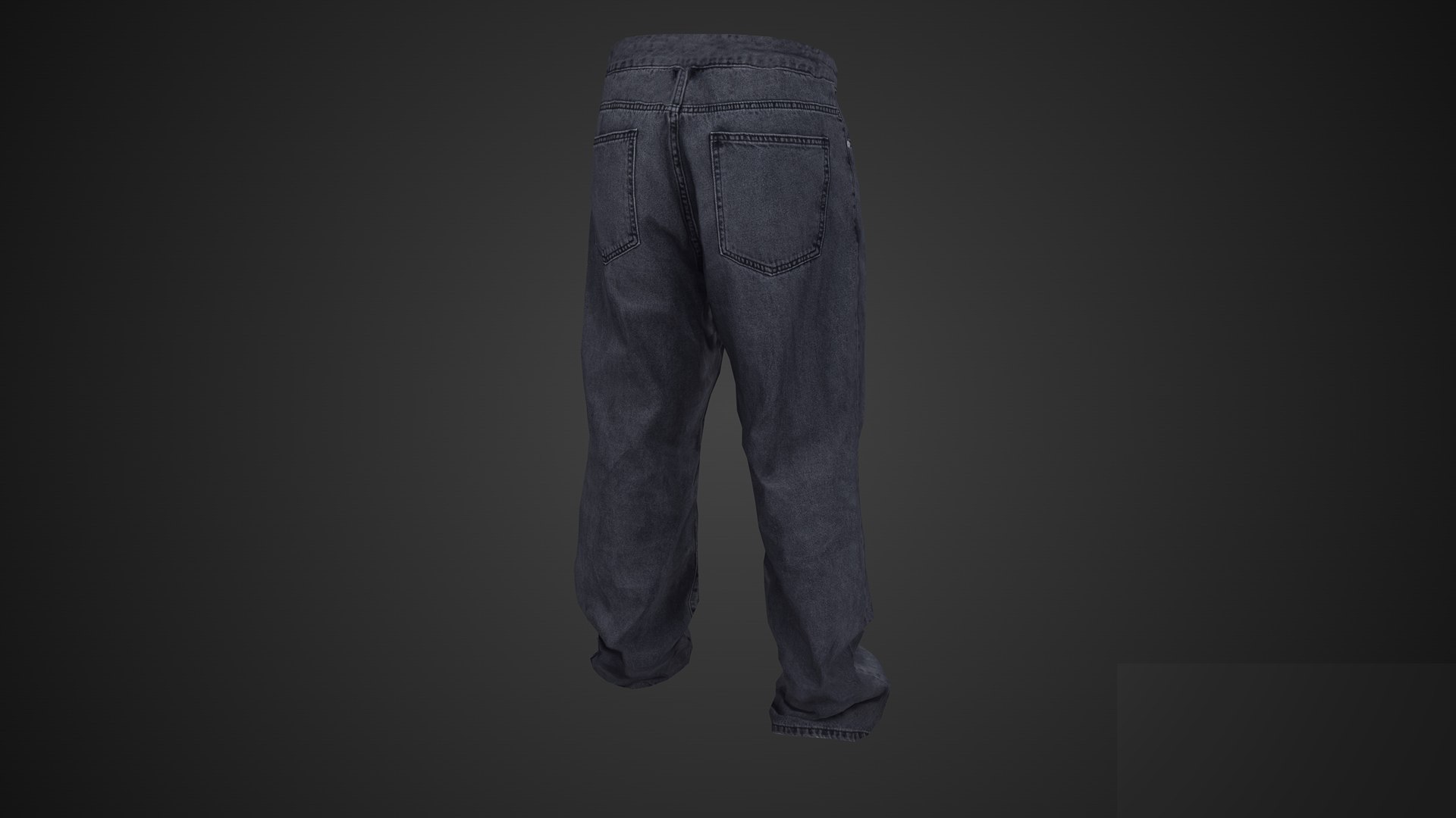3D Game Ready Gray Pants Model - TurboSquid 2025381