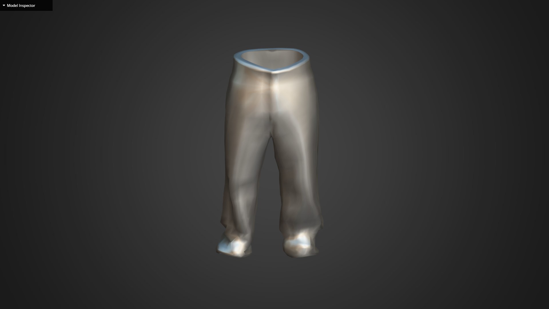 3D Game Ready Gray Pants Model - TurboSquid 2025381