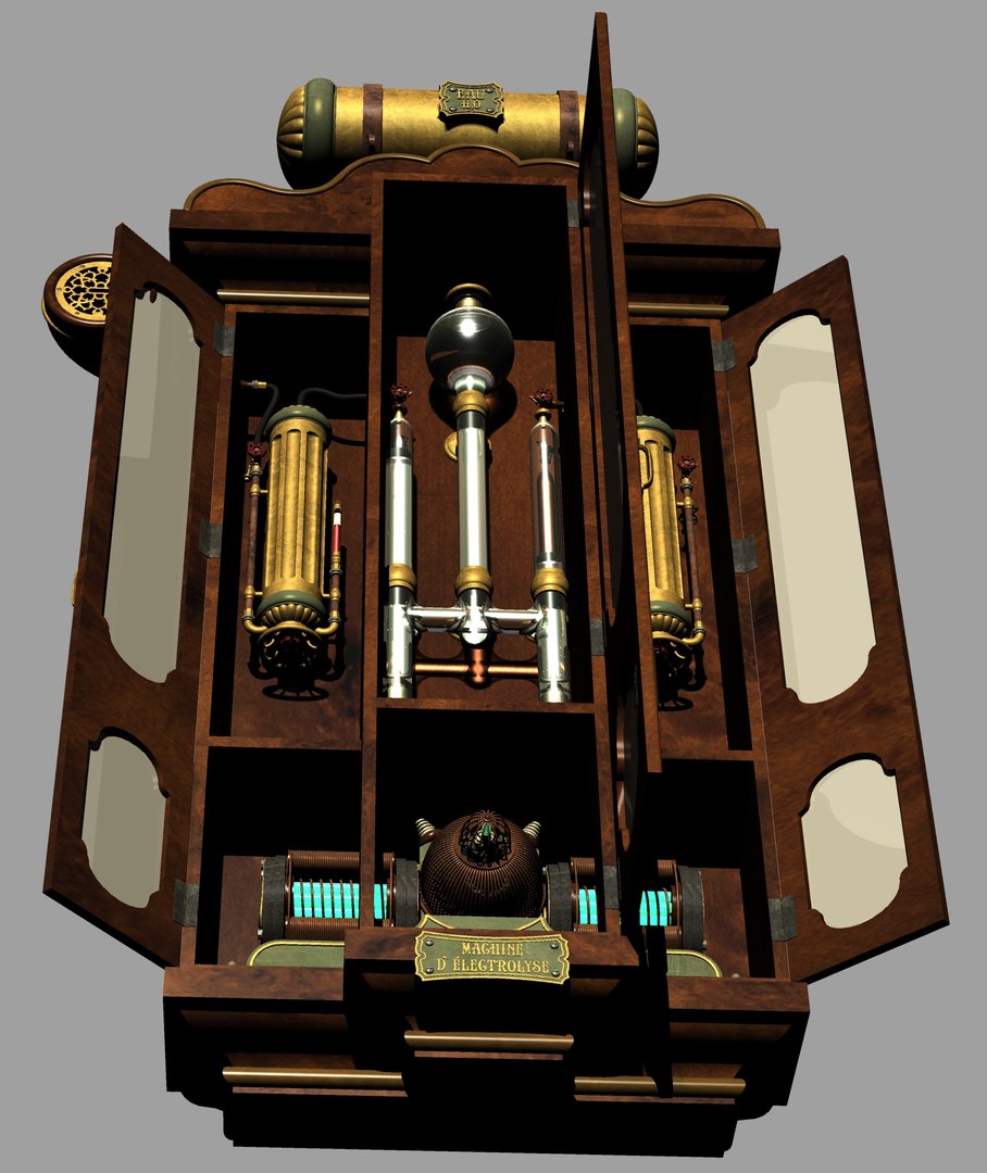 Steampunk Machine 3 3D Model - TurboSquid 1393190